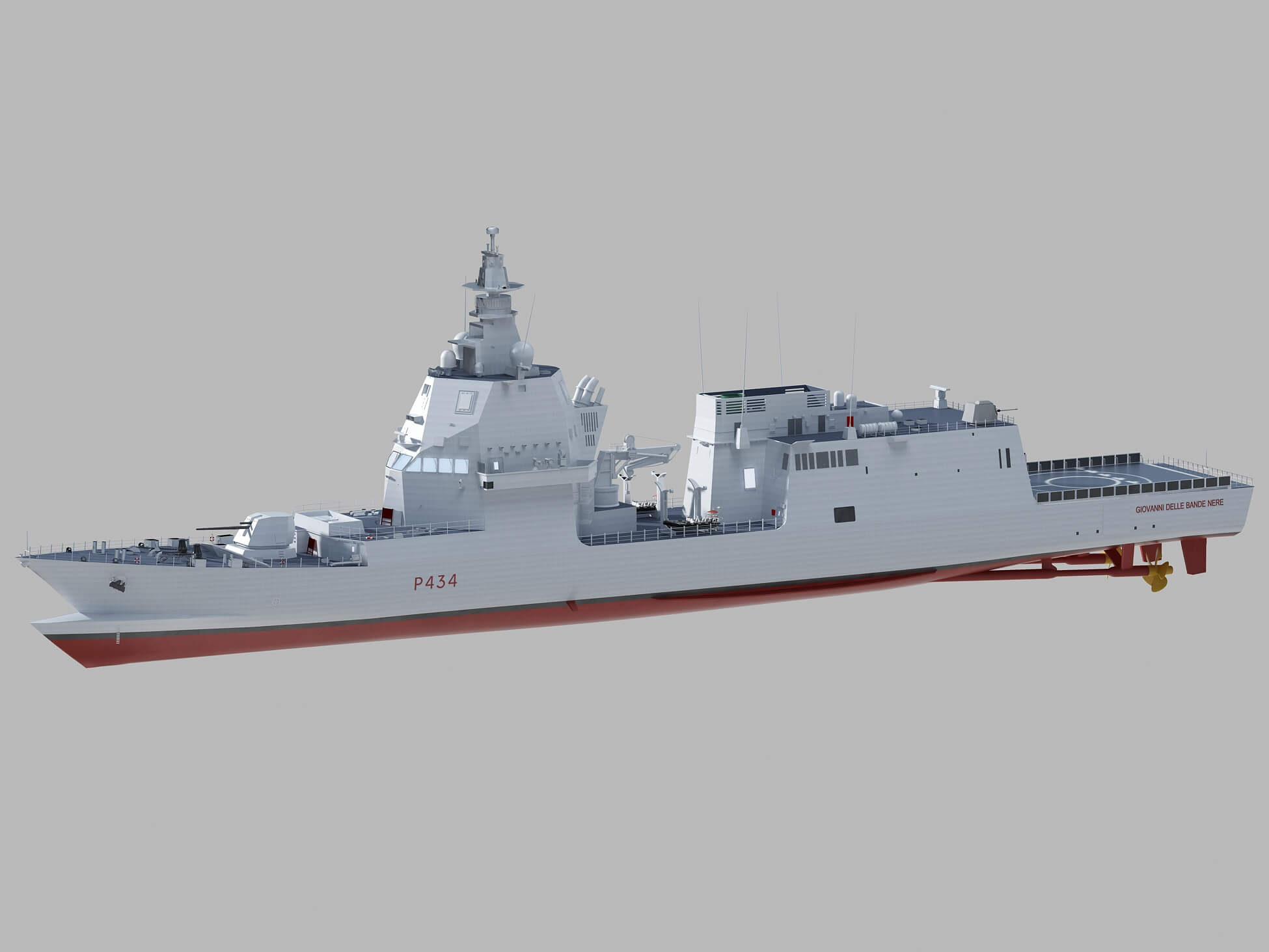 Giovanni Delle Bande Nere P434 Ppa Class Patrol - 3D Model by Mermodels