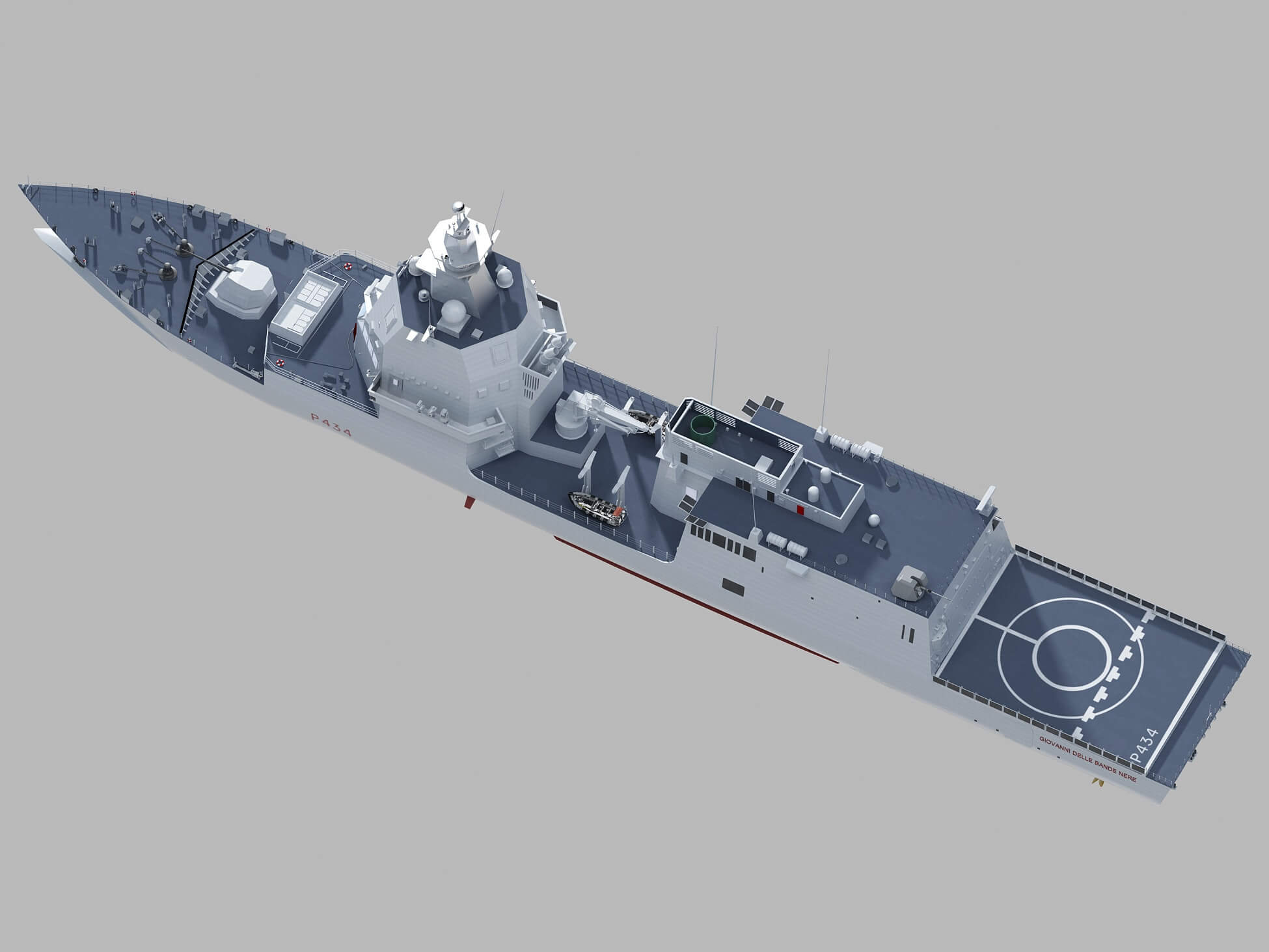 Giovanni Delle Bande Nere P434 Ppa Class Patrol - 3D Model by Mermodels