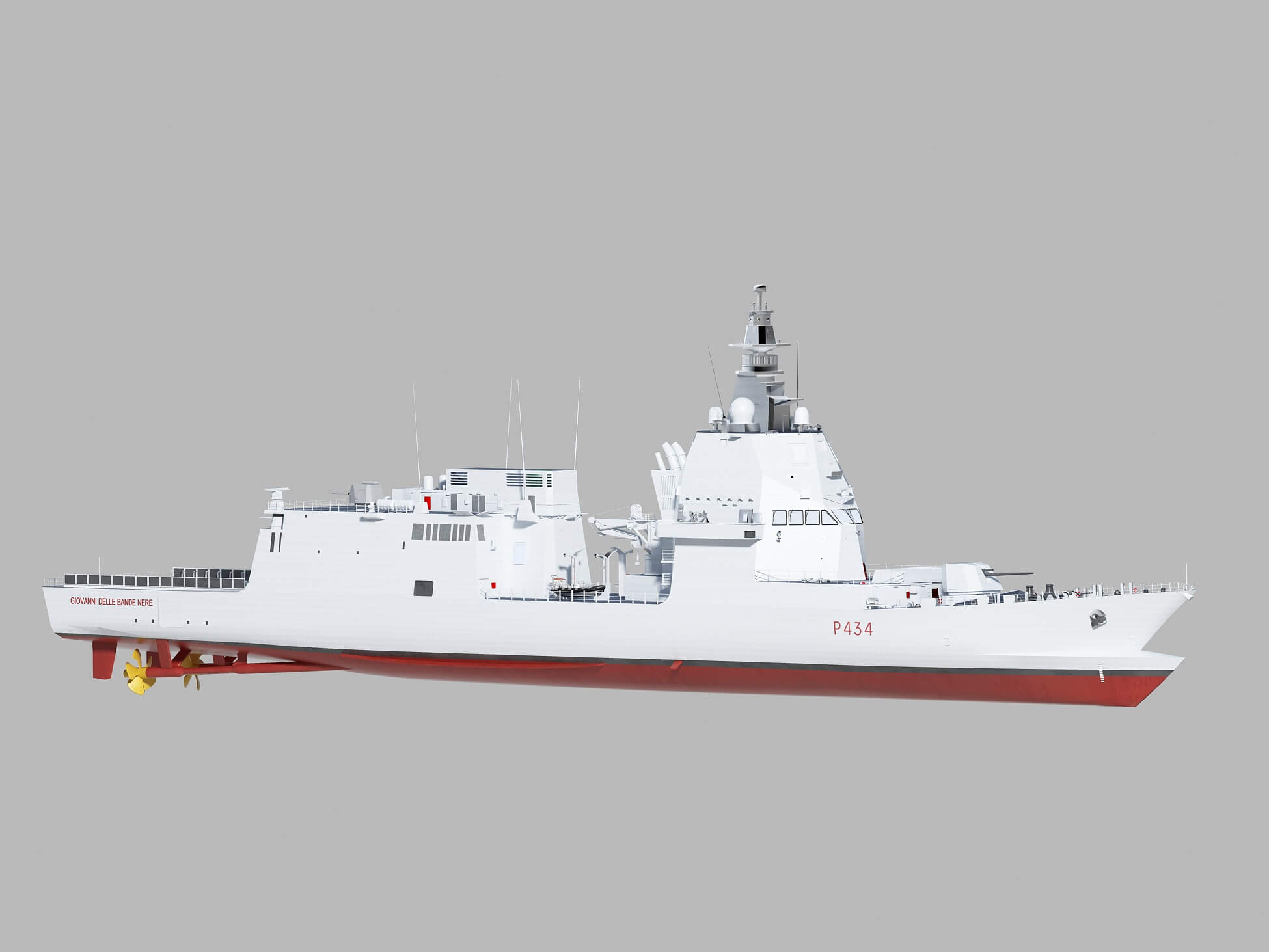 Giovanni Delle Bande Nere P434 Ppa Class Patrol - 3D Model by Mermodels