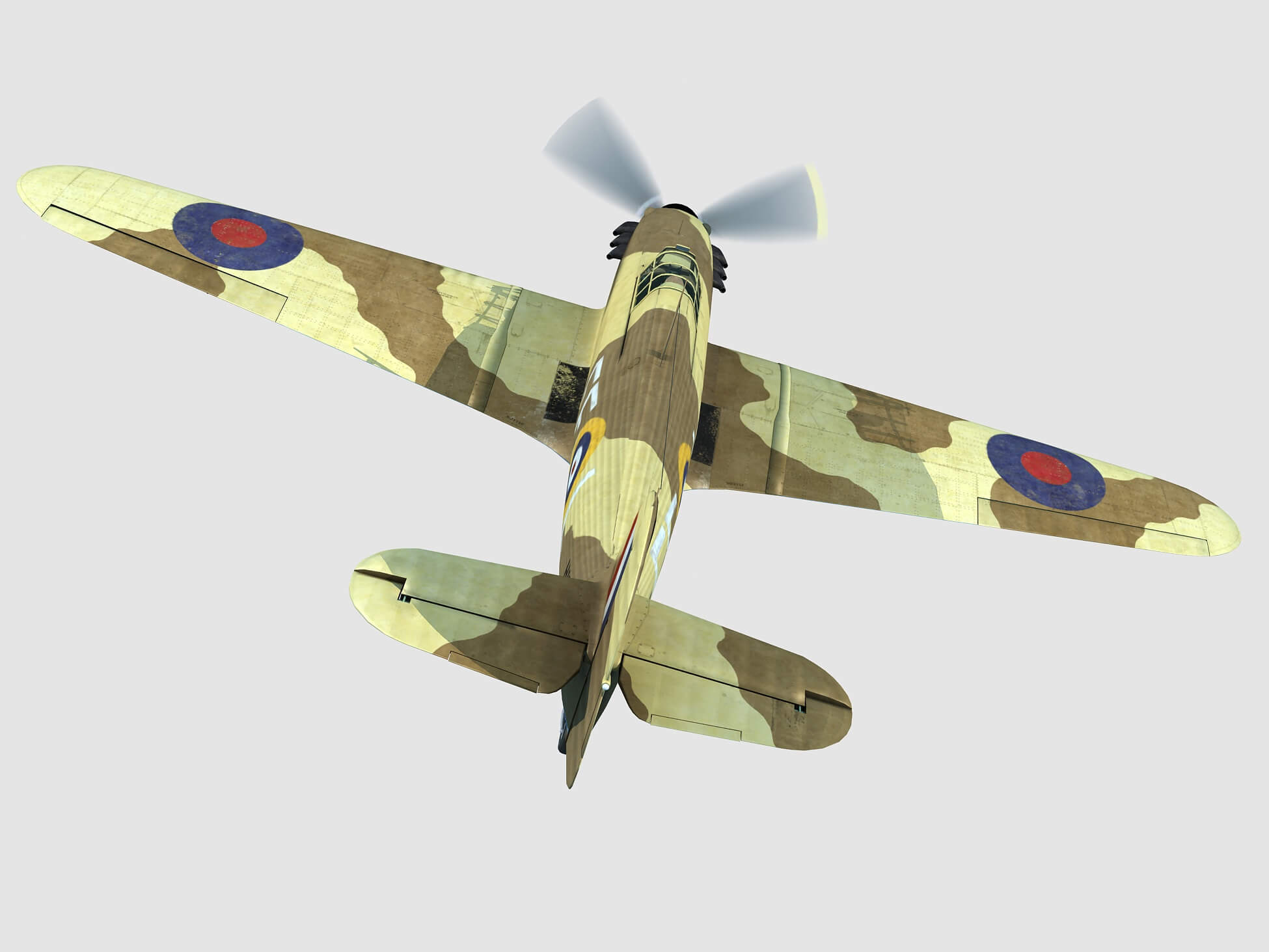 Hawker Hurricane - 3D Model by Mermodels