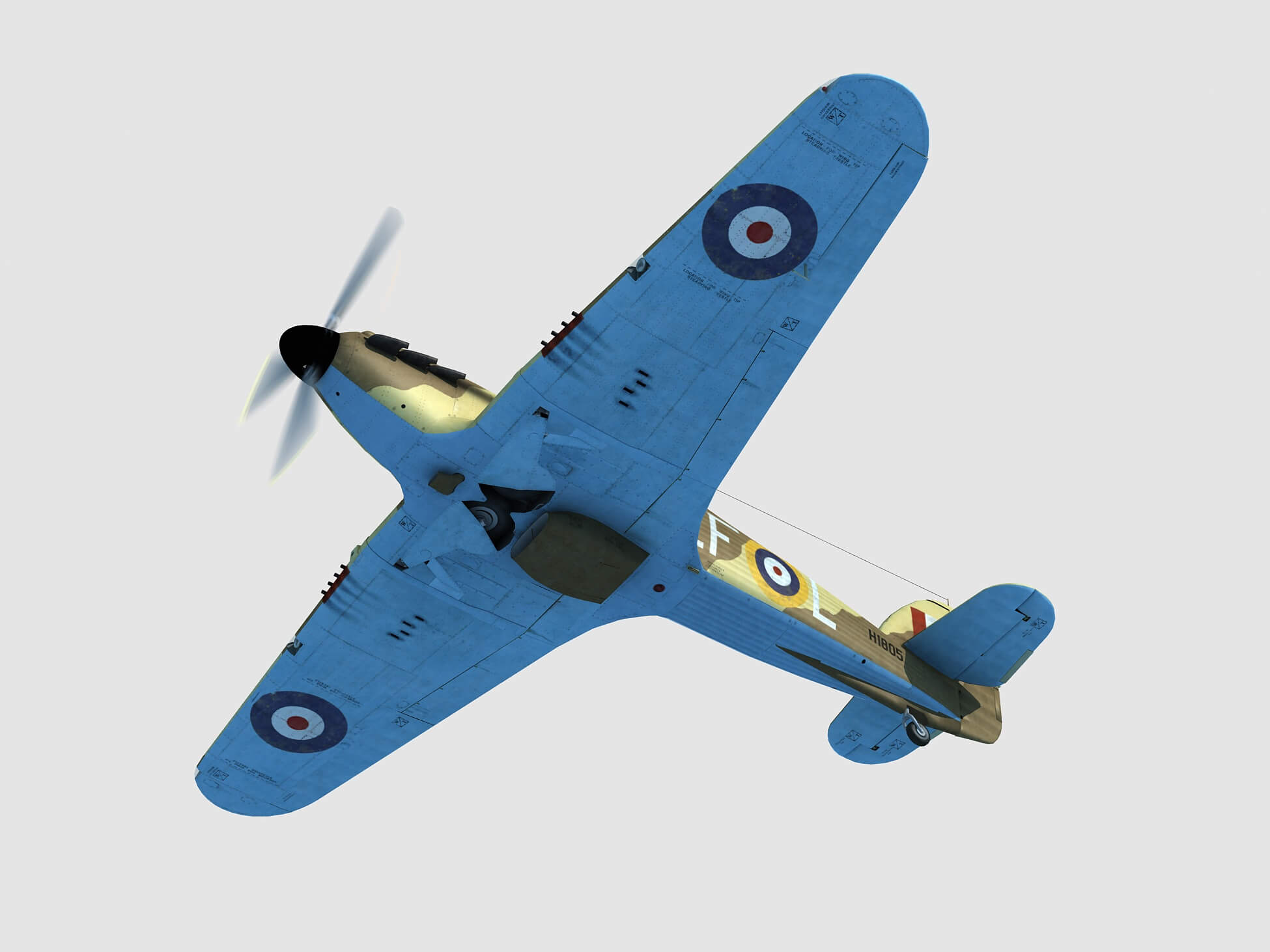 Hawker Hurricane - 3D Model by Mermodels