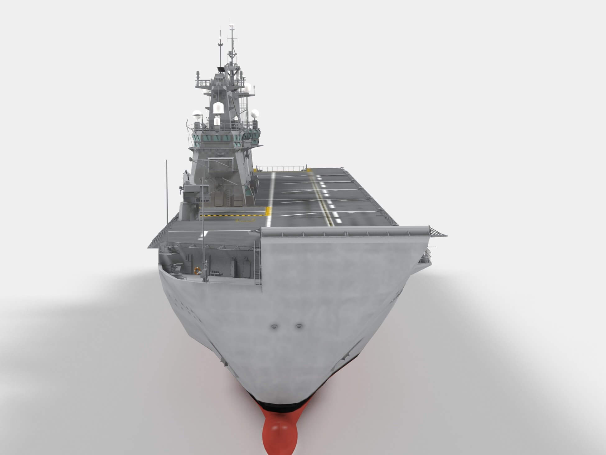 HMAS Adelaide Canberra Class LHD - 3D Model by Mermodels