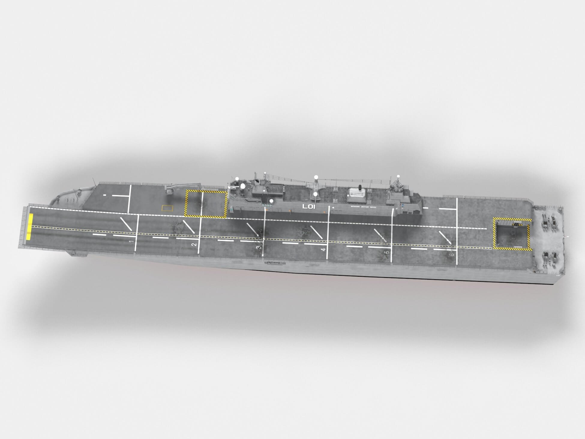 HMAS Adelaide Canberra Class LHD - 3D Model by Mermodels