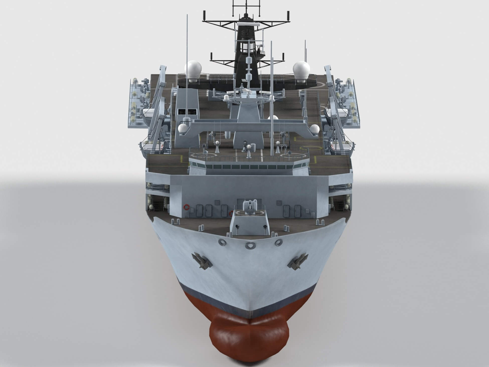 HMS Albion L14 - 3D Model by Mermodels