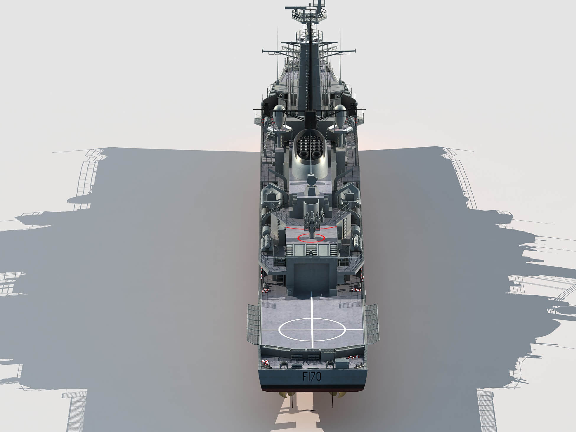 HMS Antelope Type 21 Amazon Class Frigate - 3D Model by Mermodels