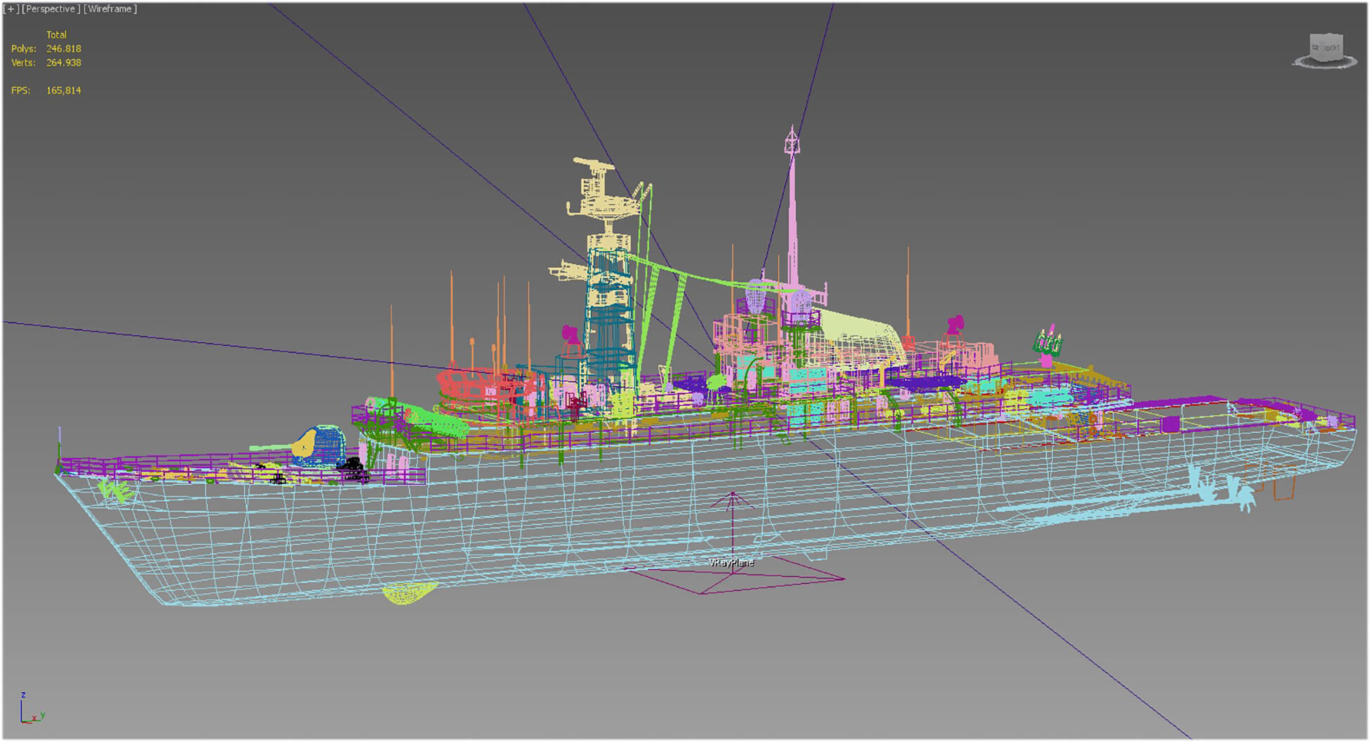 HMS Antelope Type 21 Amazon Class Frigate - 3D Model by Mermodels