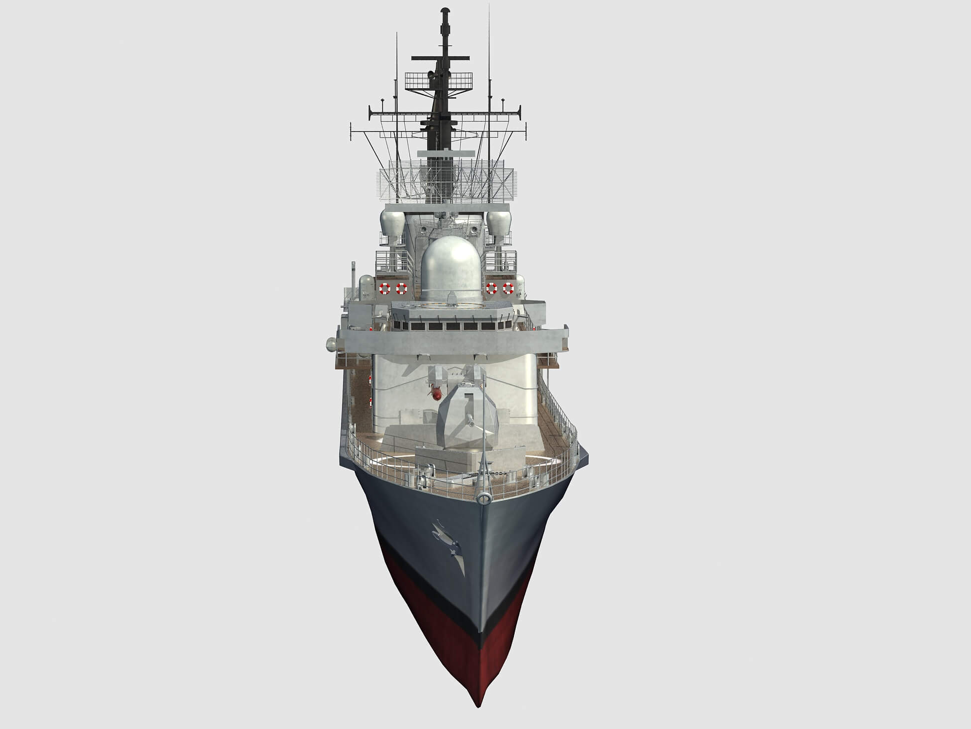HMS Manchester Type 42 Class Destroyer - 3D Model by Mermodels