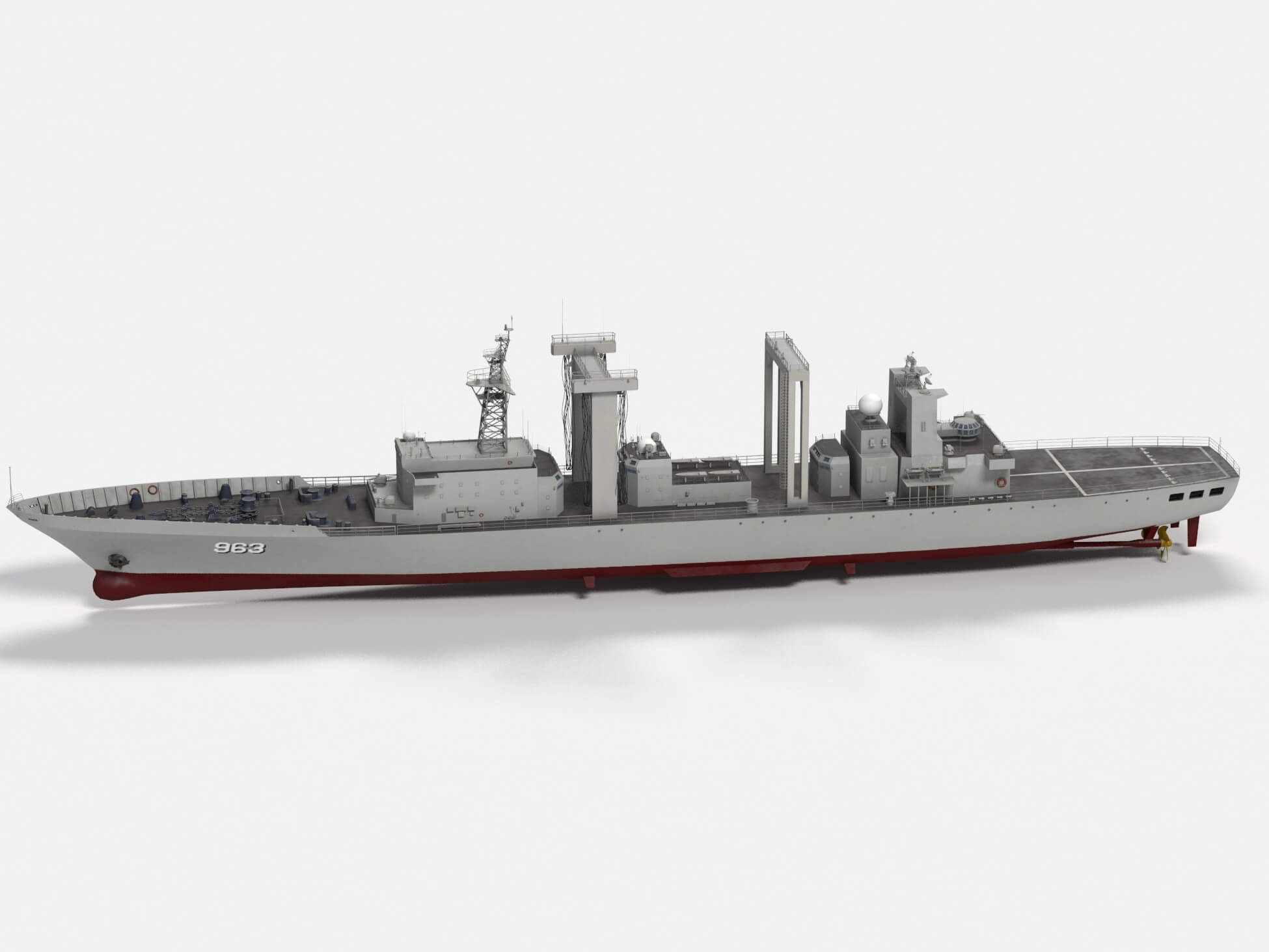 Honghu 963 Type 903 Fuchi Clas - 3D Model by Mermodels