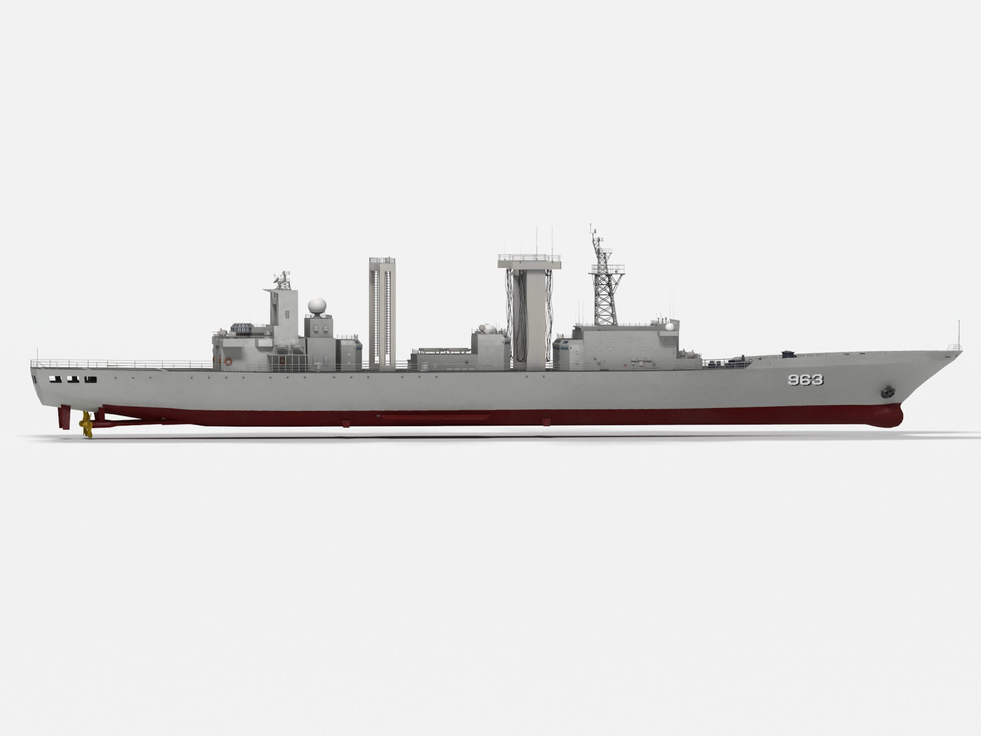Honghu 963 Type 903 Fuchi Clas - 3D Model by Mermodels