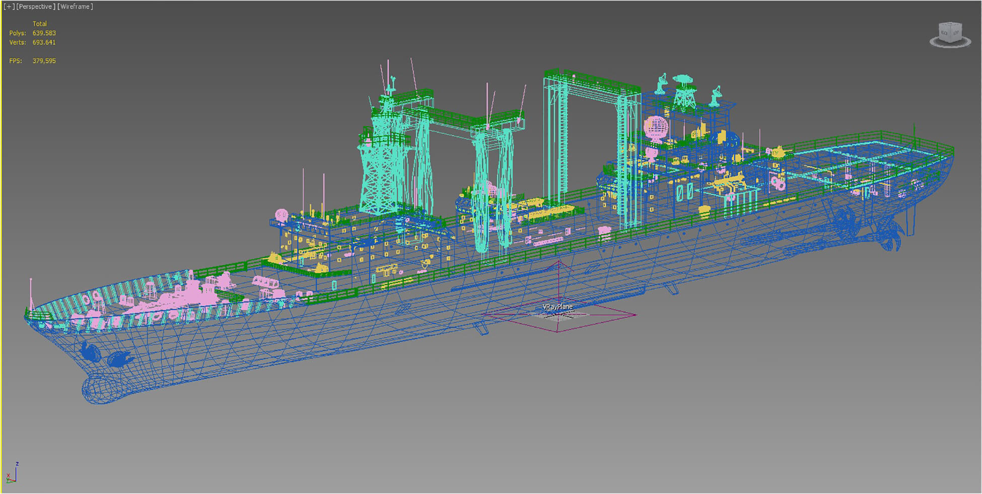 Honghu 963 Type 903 Fuchi Clas - 3D Model by Mermodels