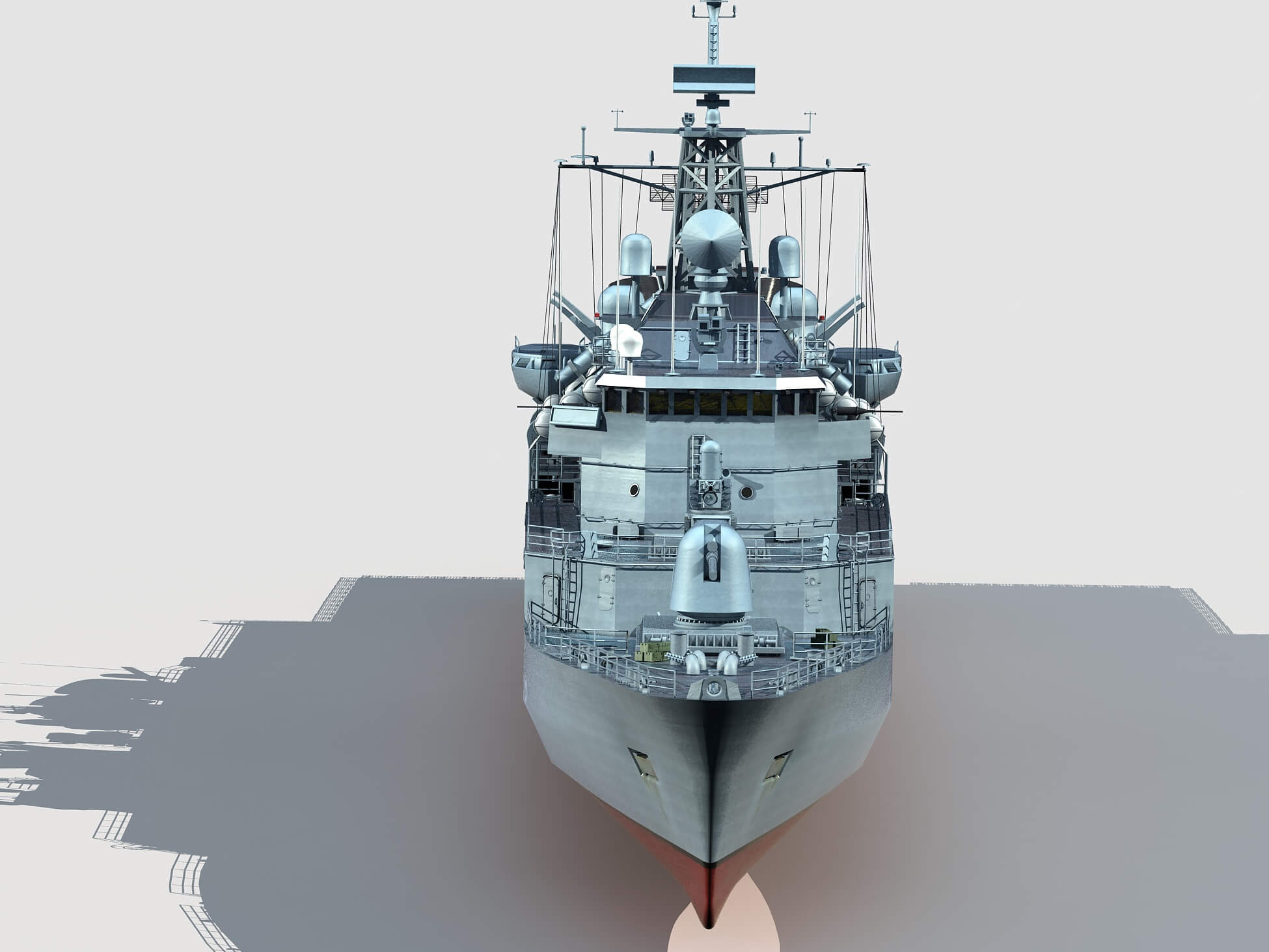 Hydra Class Frigate - 3D Model by Mermodels