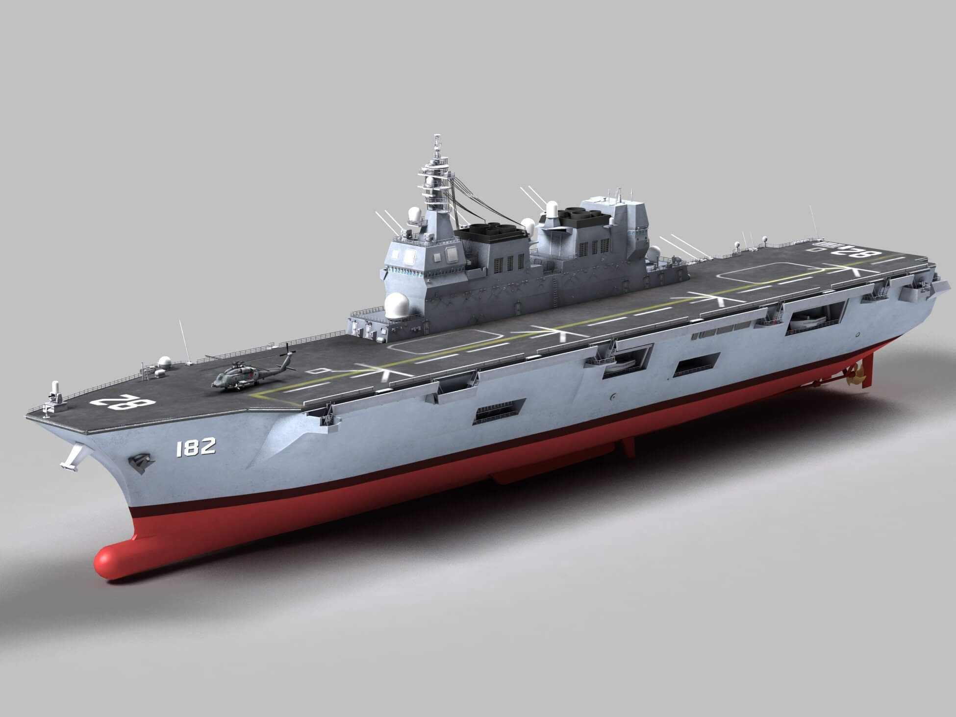 Ise DDH-182 3D Model by Mermodels