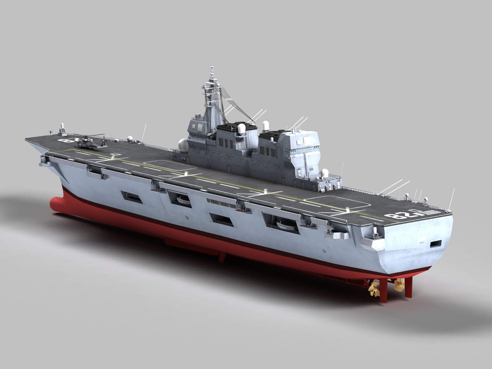 Ise DDH-182 3D Model by Mermodels