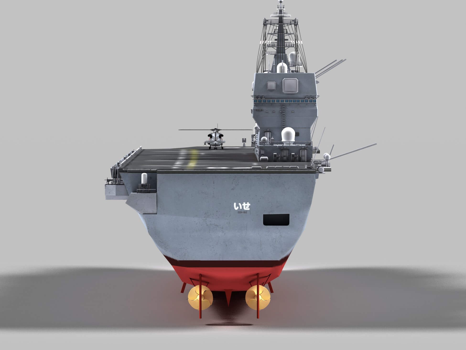 Ise DDH-182 3D Model by Mermodels