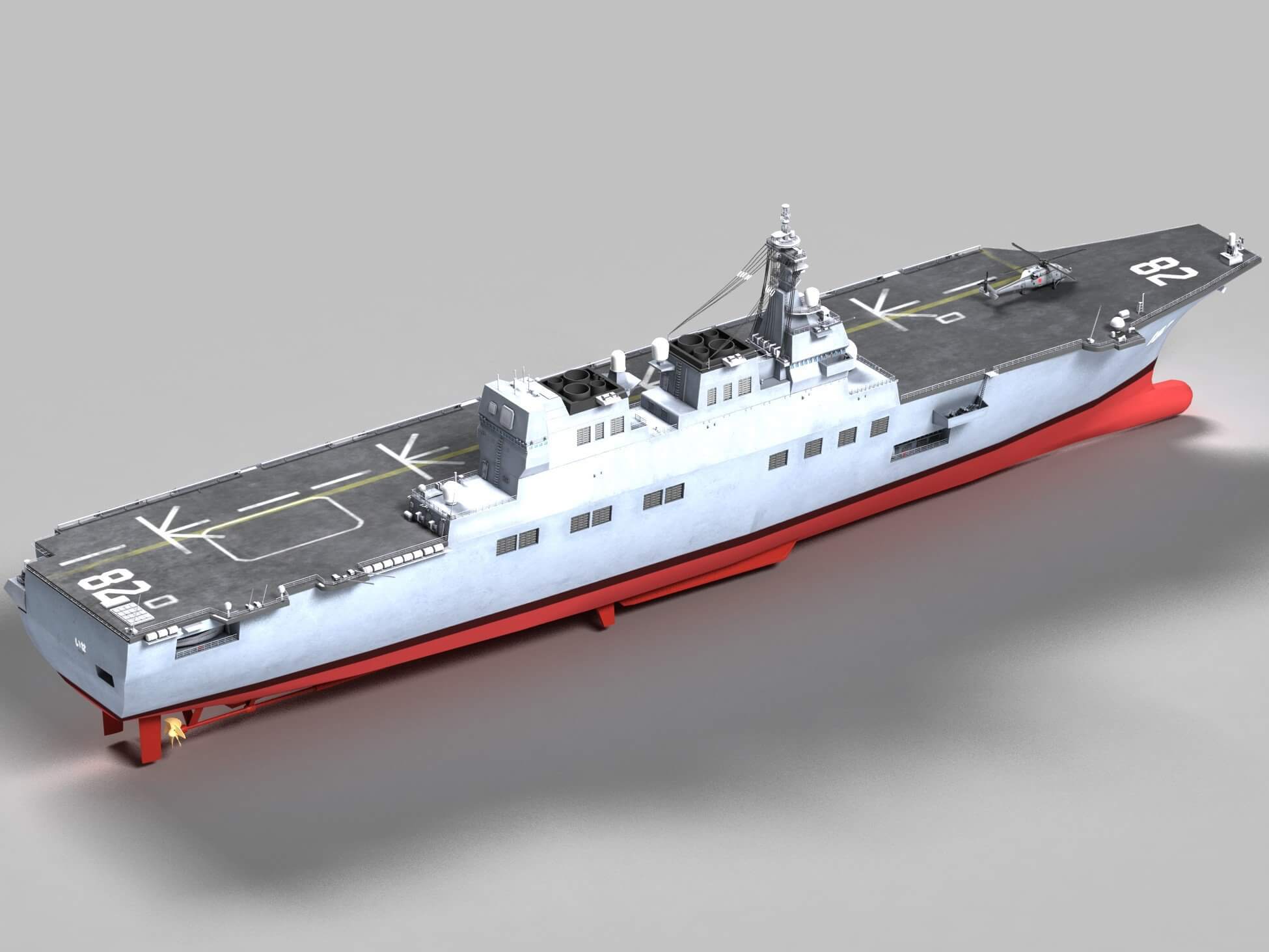 Ise DDH-182 3D Model by Mermodels