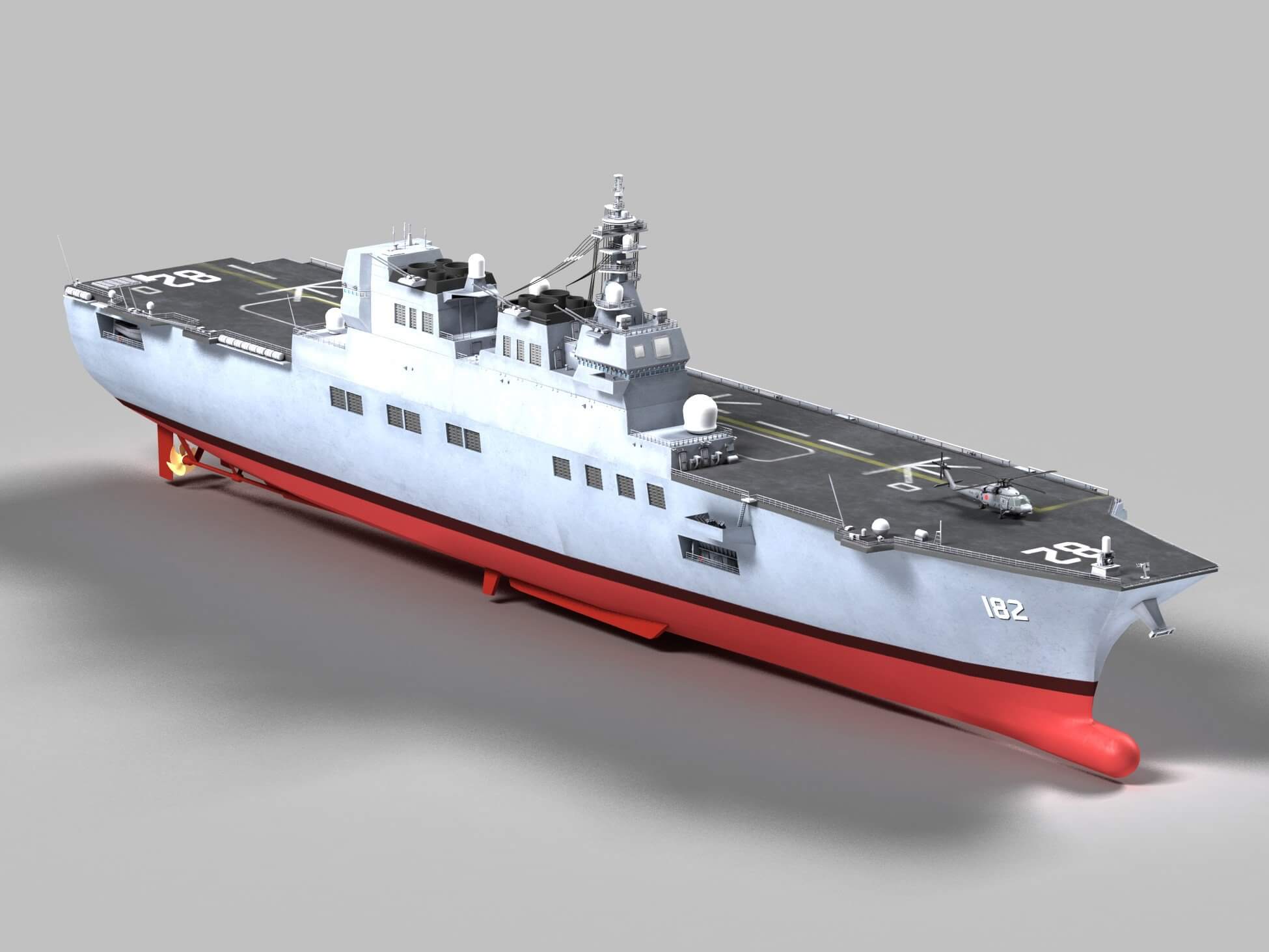 Ise DDH-182 3D Model by Mermodels