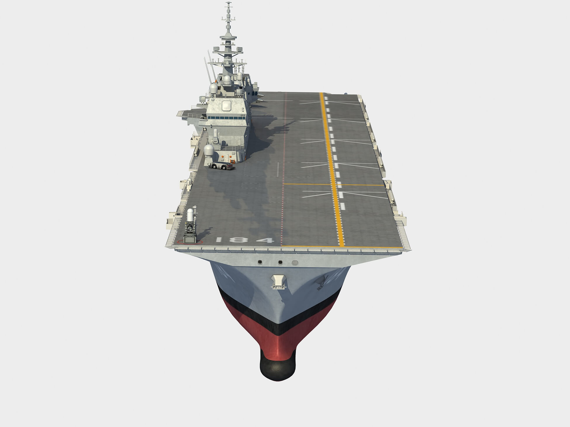 Js DDH-184 Kaga Improved Carrier 3D Model by Mermodels