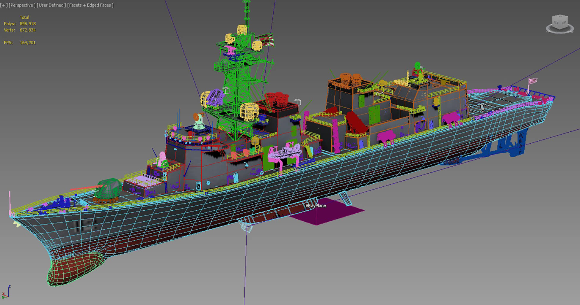 Js Makinami DD112 Destroyer - 3D Model by Mermodels