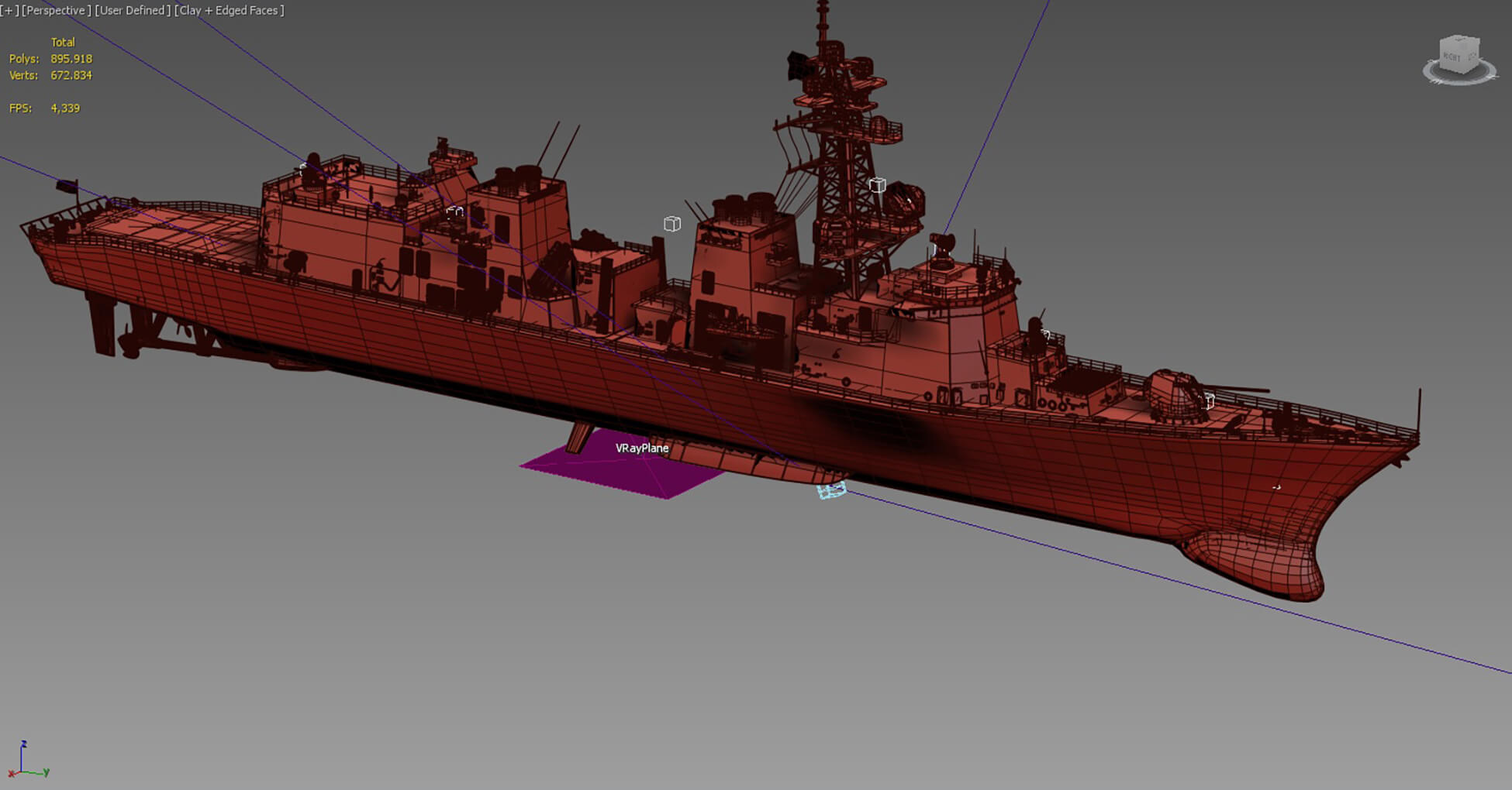 Js Makinami DD112 Destroyer - 3D Model by Mermodels