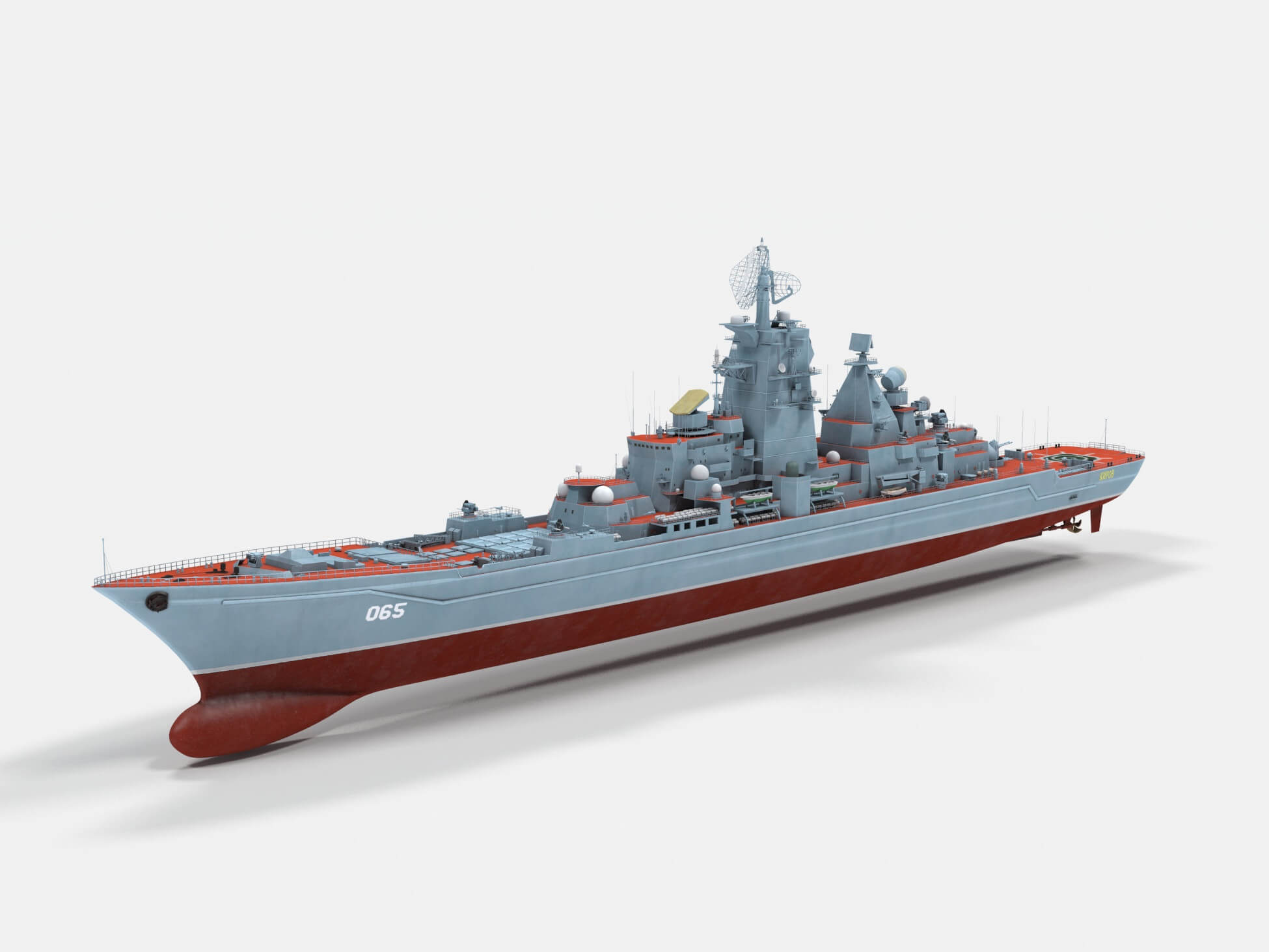 Kirov-Class Battlecruiser 3D Model by Mermodels