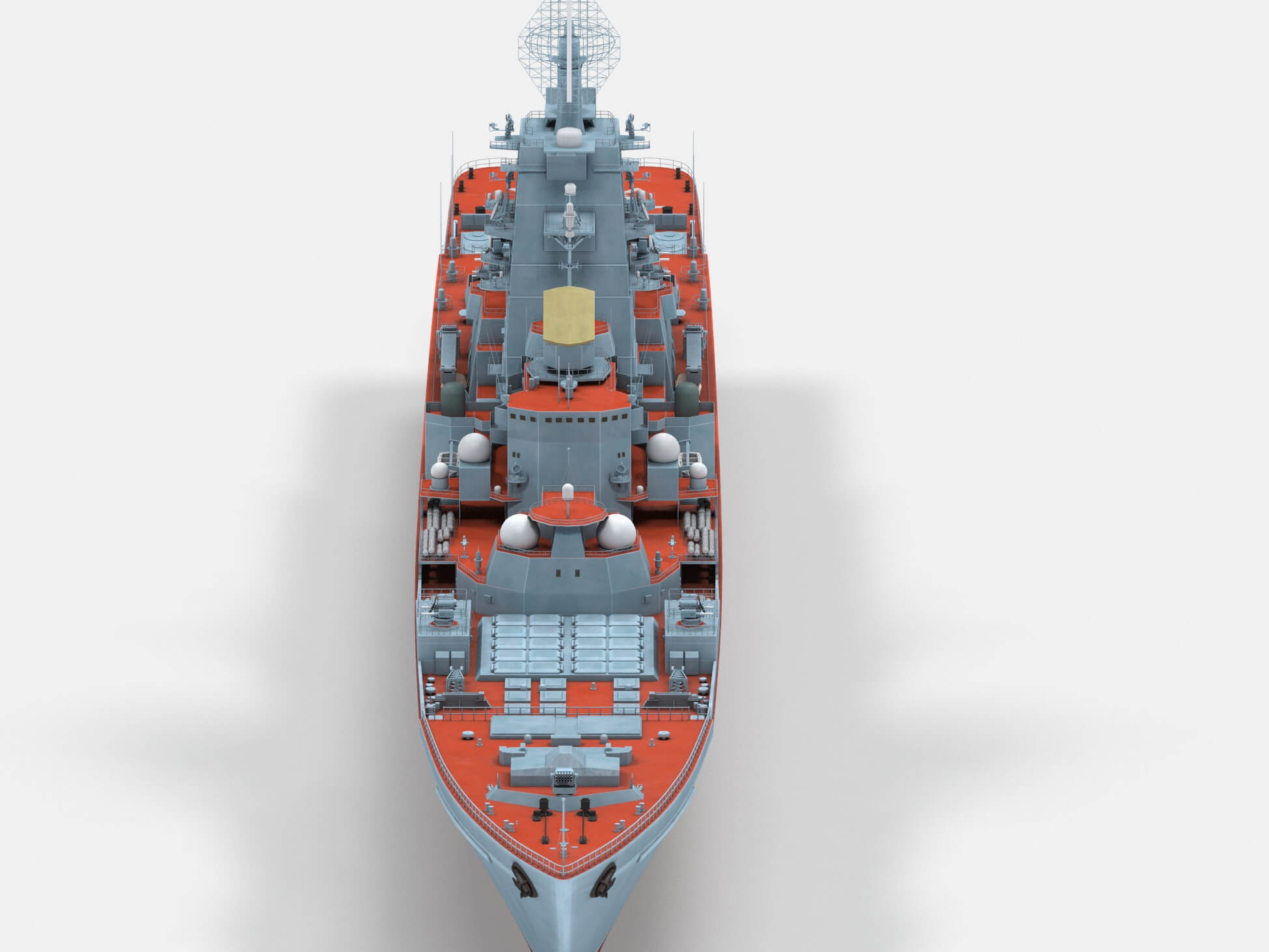 Kirov-Class Battlecruiser 3D Model by Mermodels