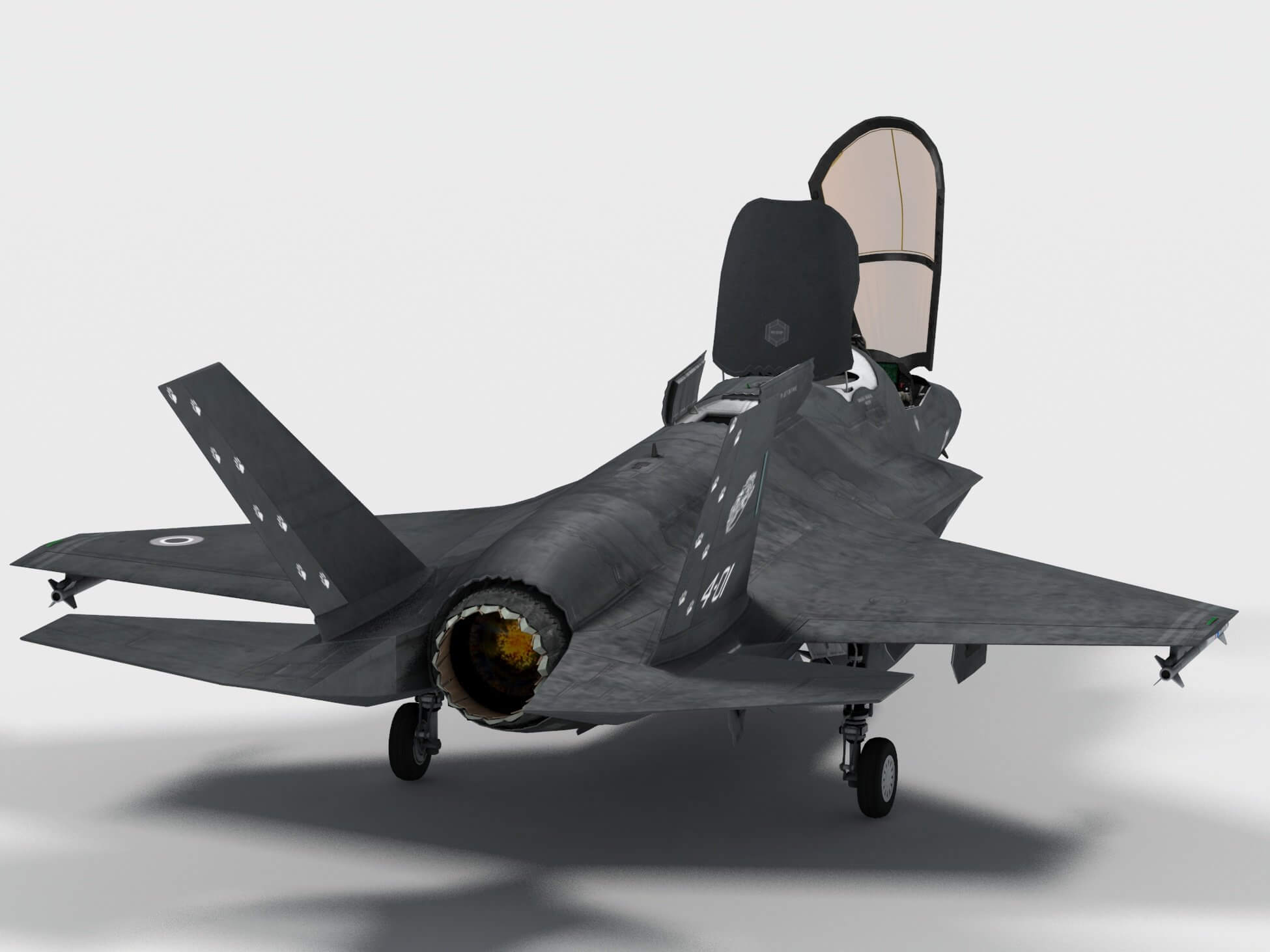 Lockheed F-35 B Italian Decals 3D Model by Mermodels