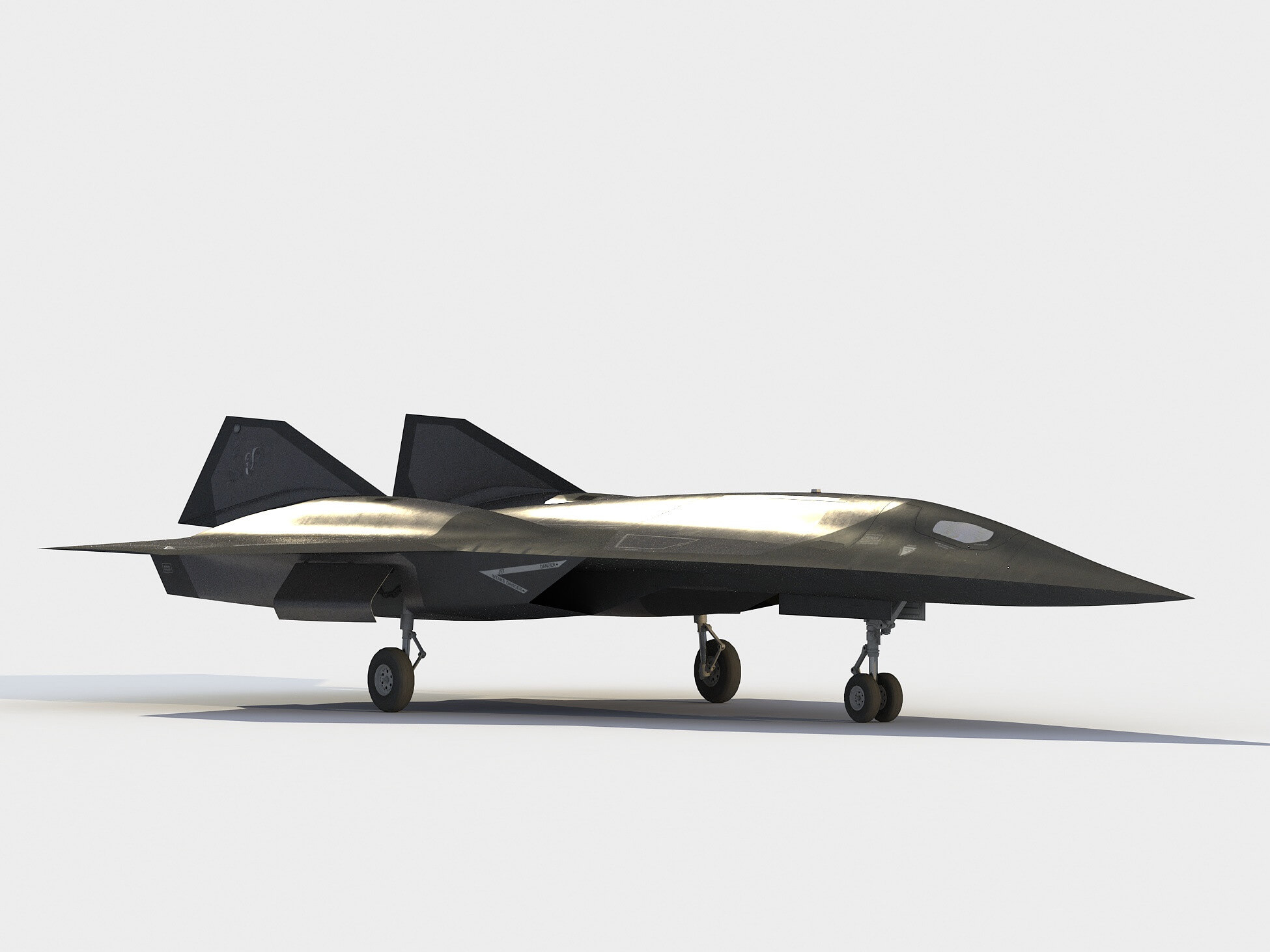 Lockheed Martin SR-72 Dark Star 3D Model by Mermodels
