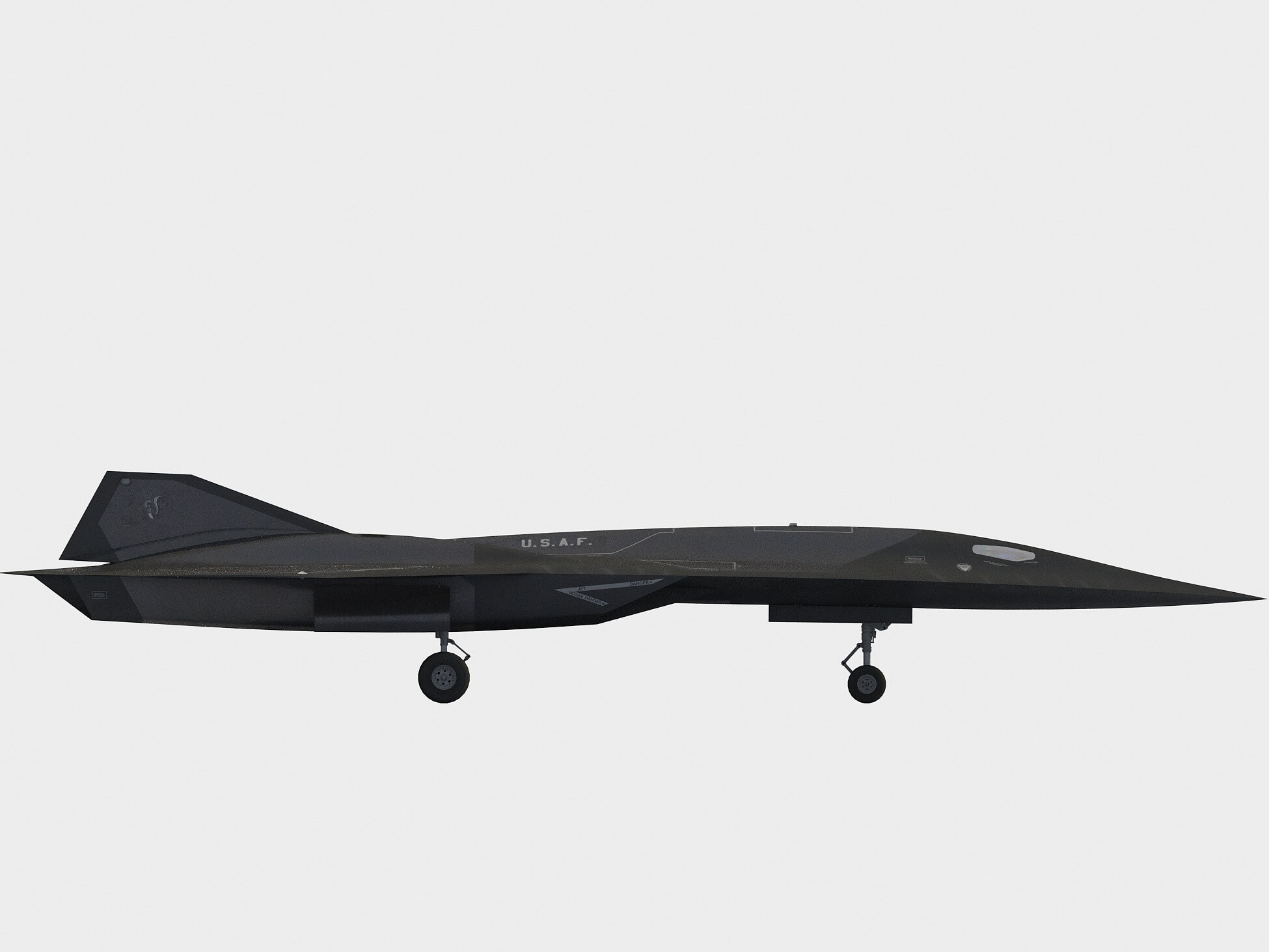Lockheed Martin SR-72 Dark Star 3D Model by Mermodels