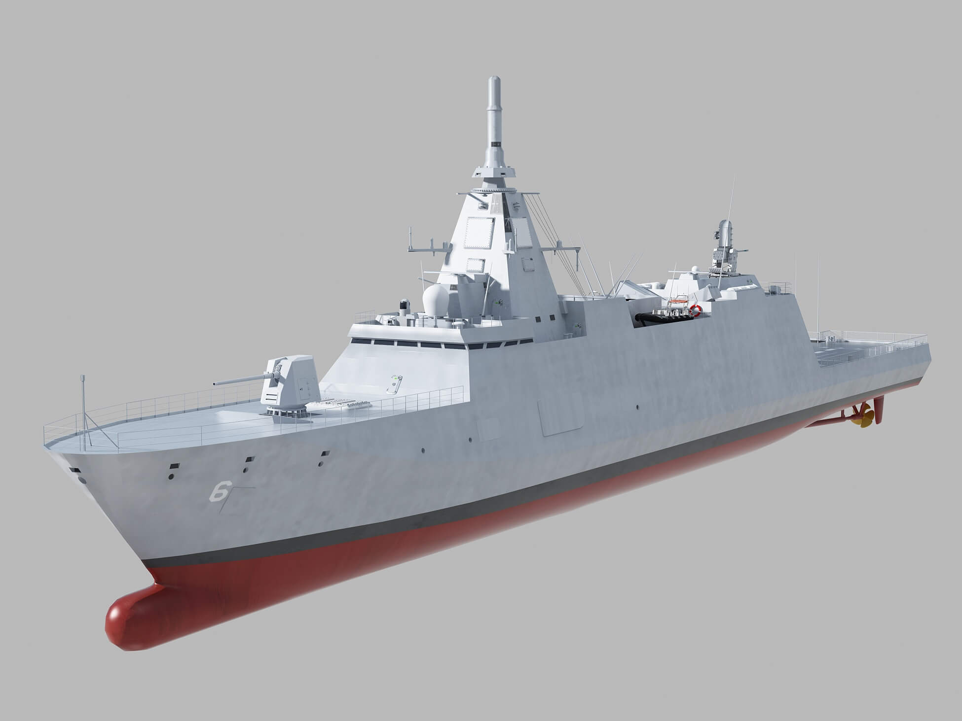Mogami Class Frigate - 3D Model by Mermodels