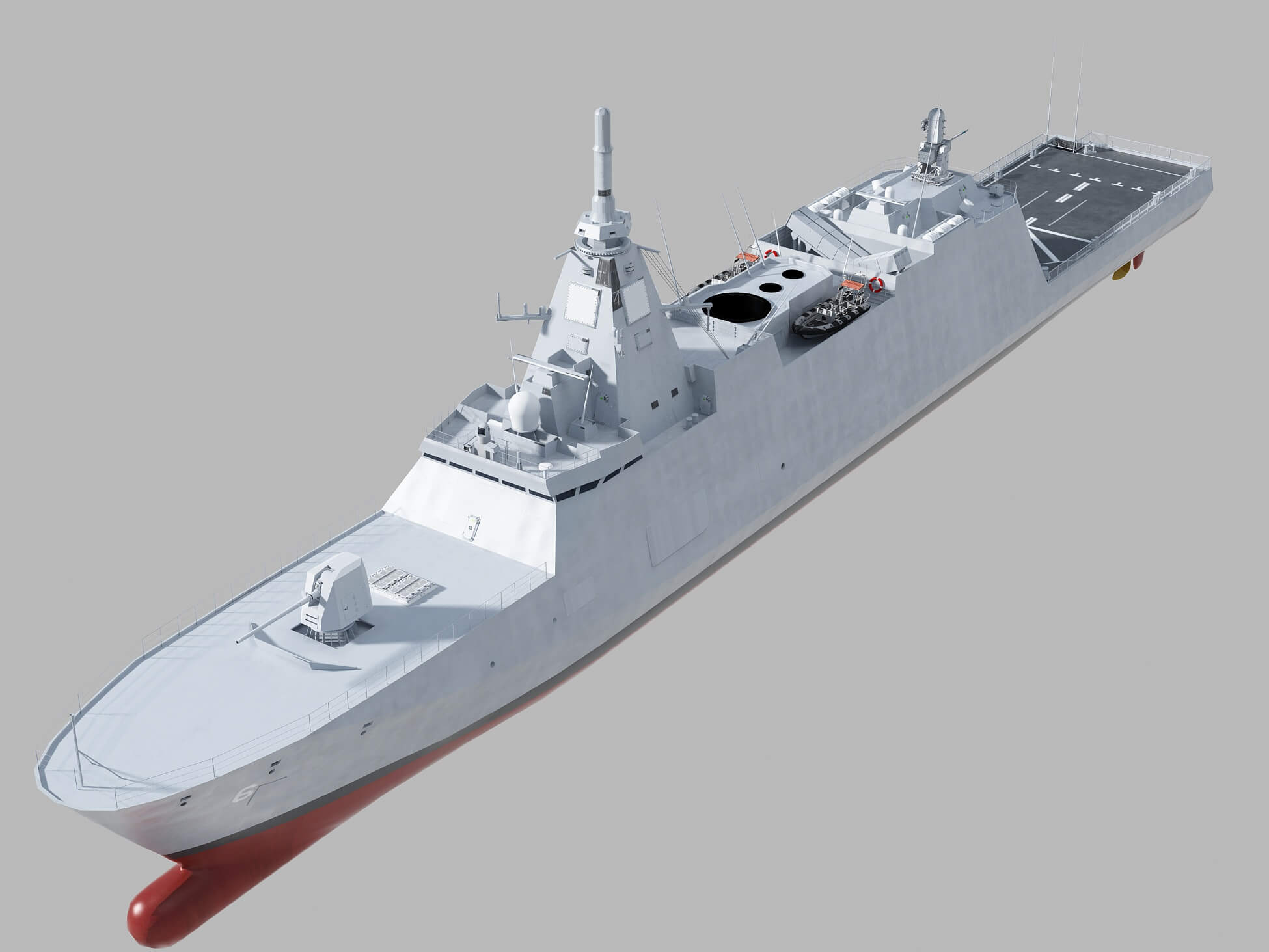 Mogami Class Frigate - 3D Model by Mermodels