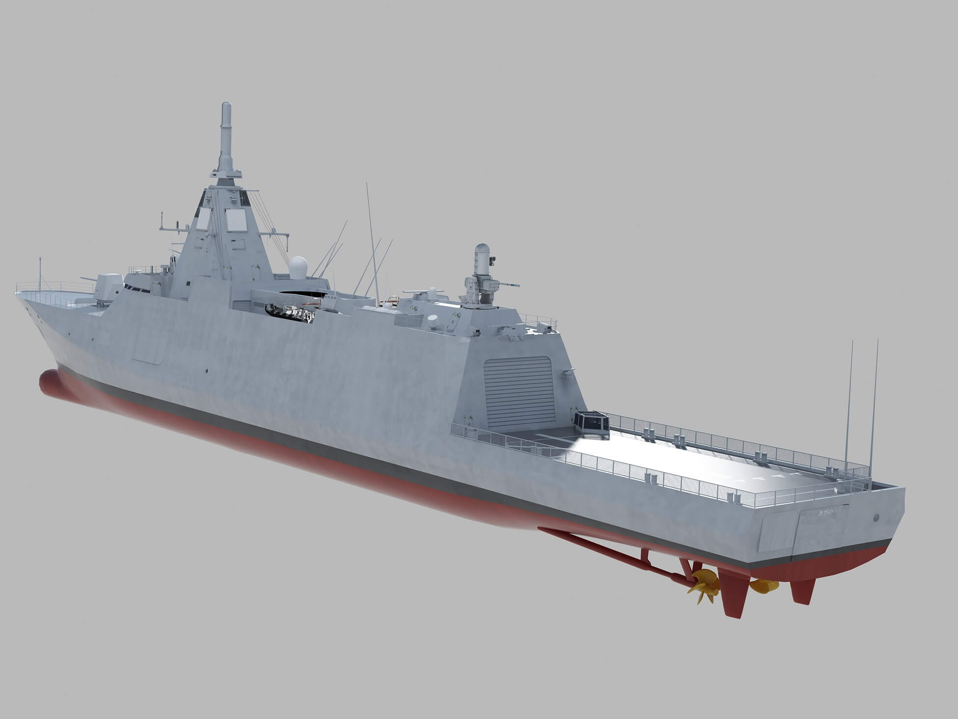 Mogami Class Frigate - 3D Model by Mermodels