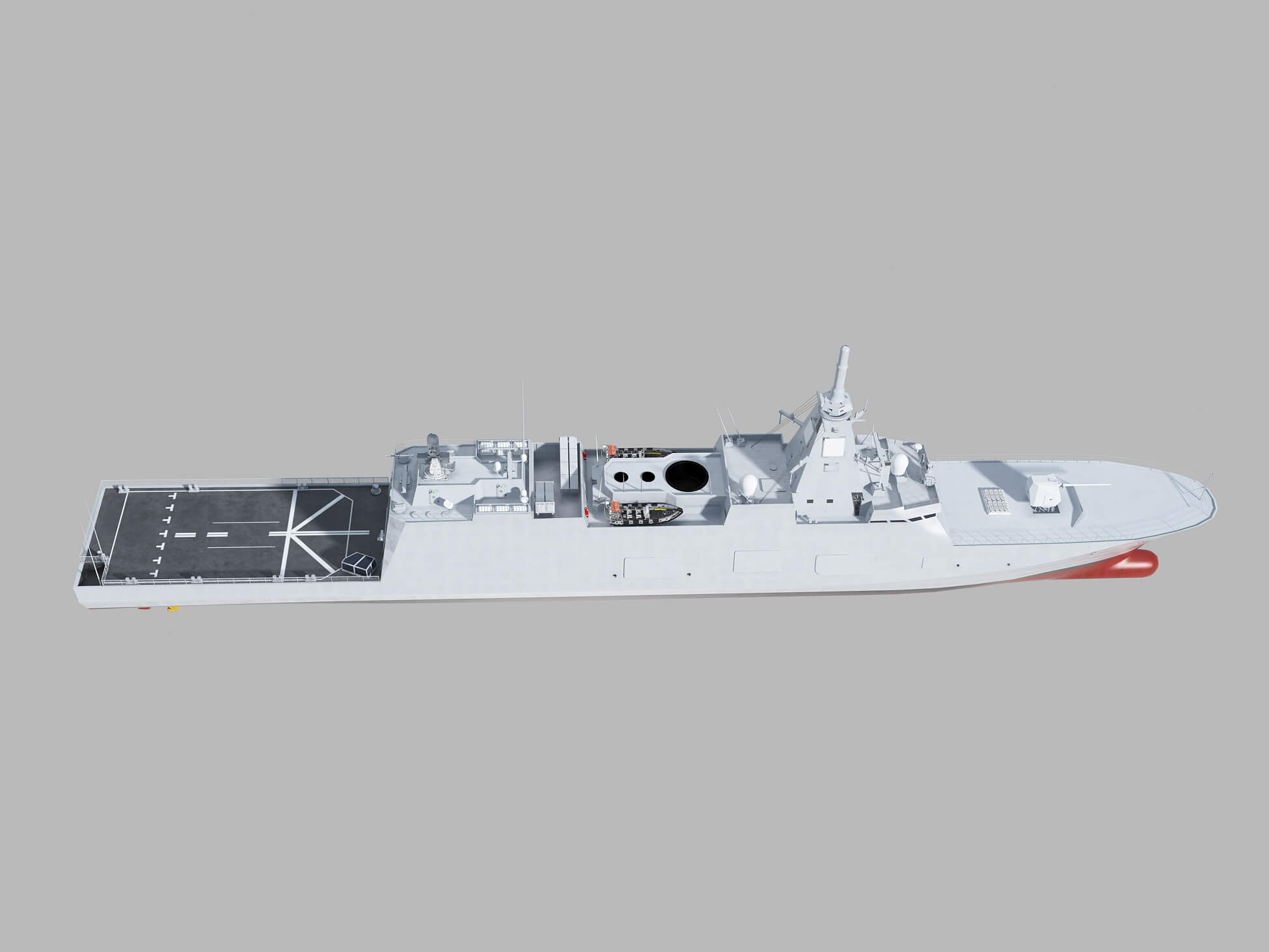 Mogami Class Frigate - 3D Model by Mermodels