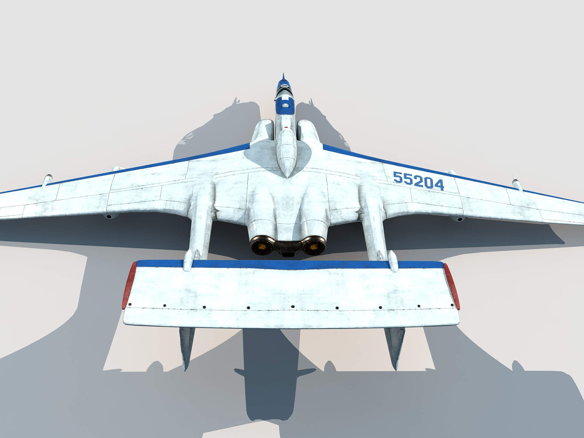 Myasishchev M-55 Geophysica 3D Model by Mermodels