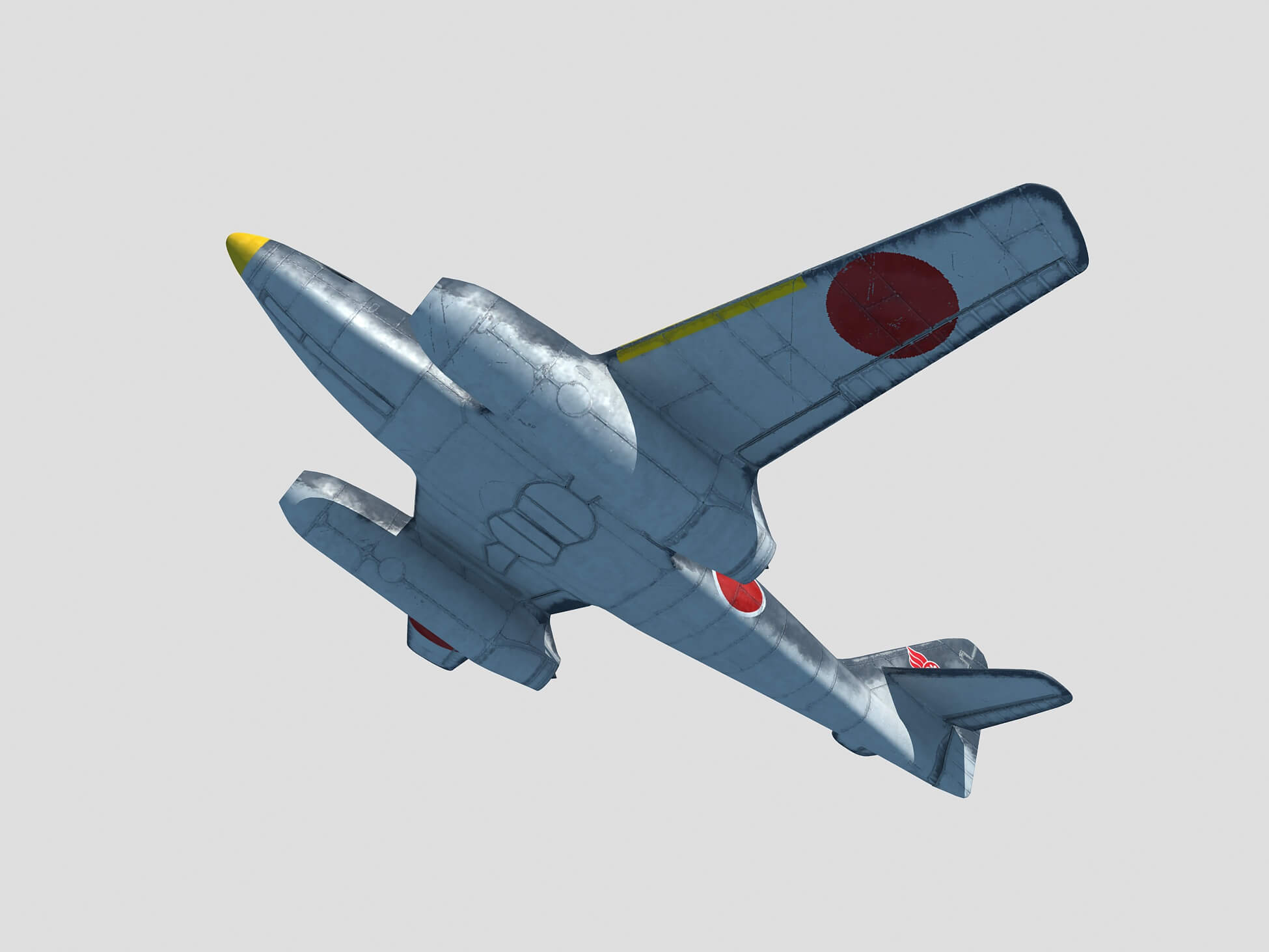 Nakajima KI-201 Karyú 3D Model by Mermodels