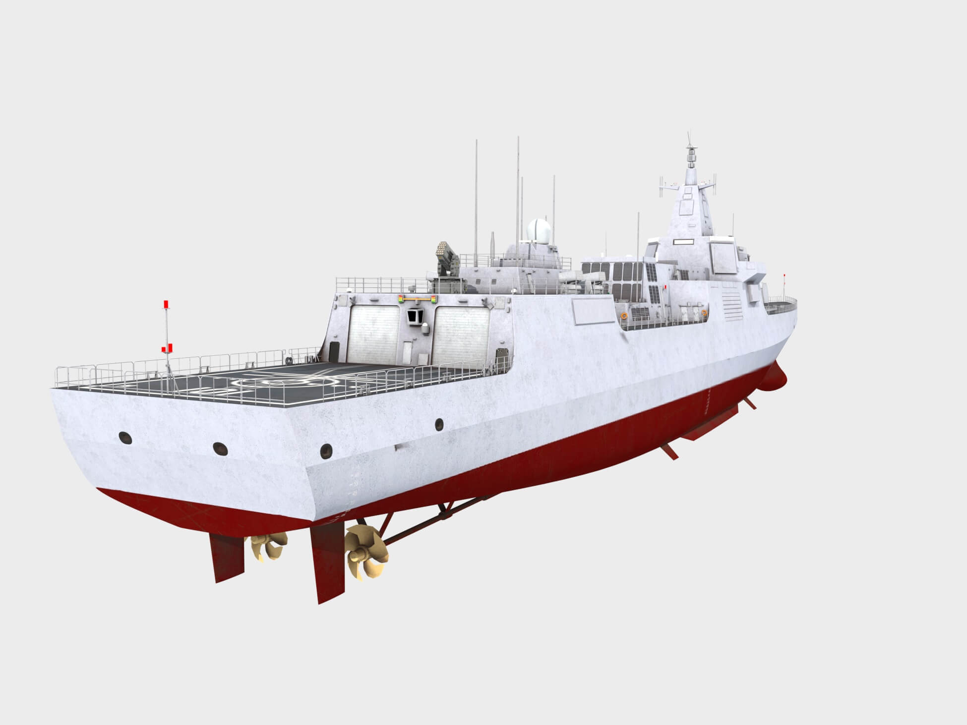 Nanchang (101) Type 055 Renhai Class Destroyer - 3D Model by Mermodels