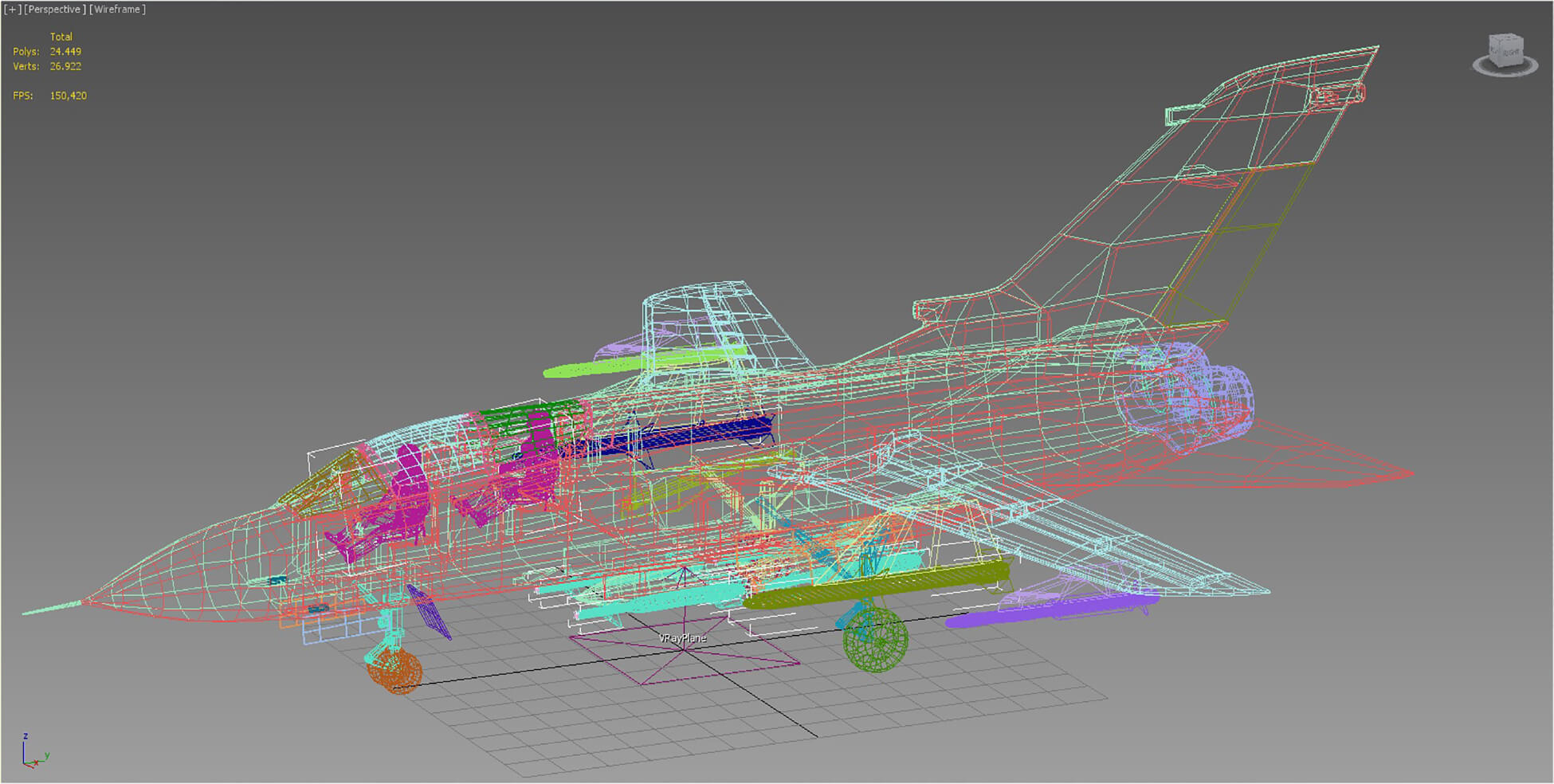 Panavia Tornado Ids - 3D Model by Mermodels