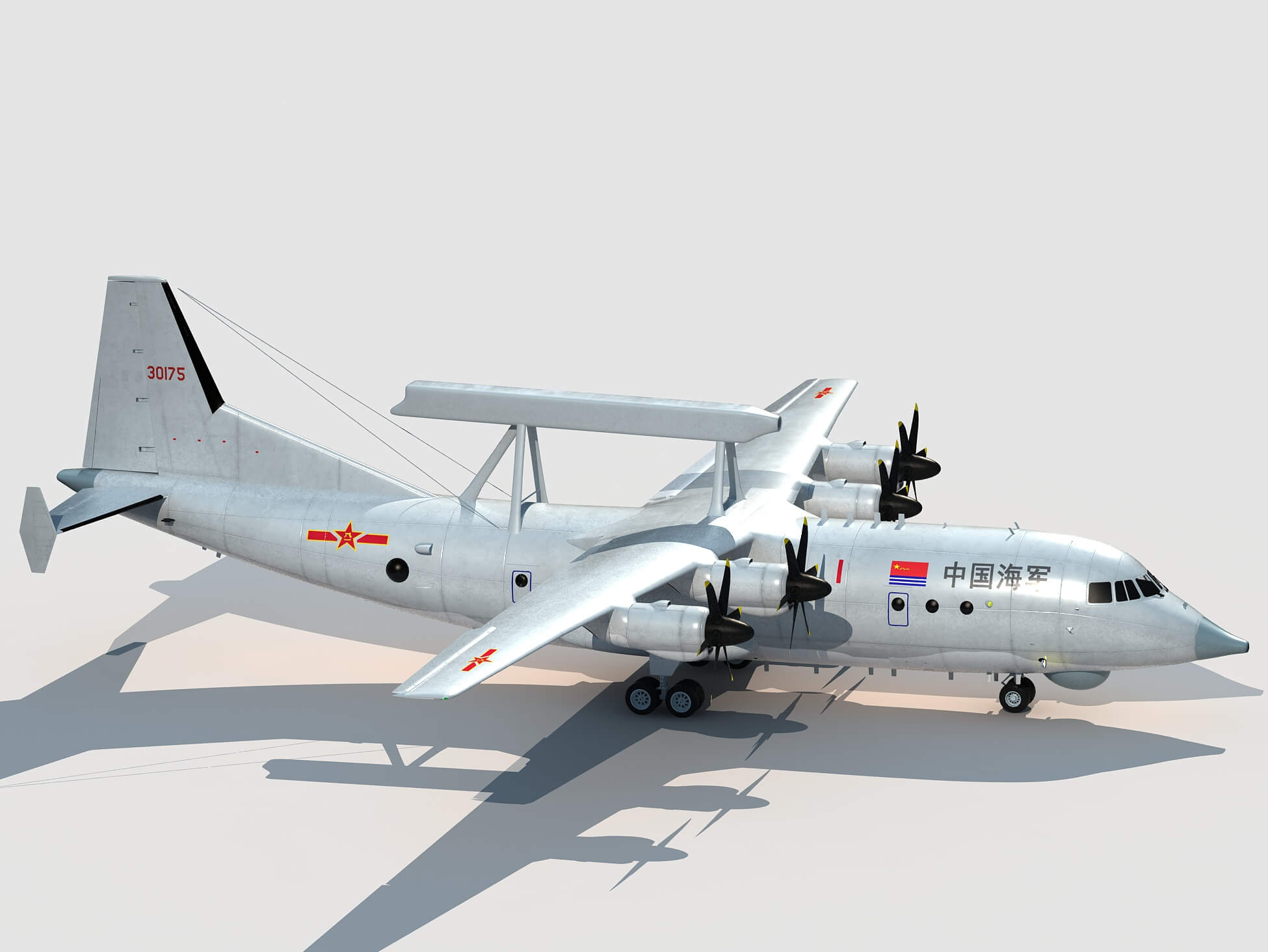 Shaanxi KJ-200 Moth 3D Model by Mermodels