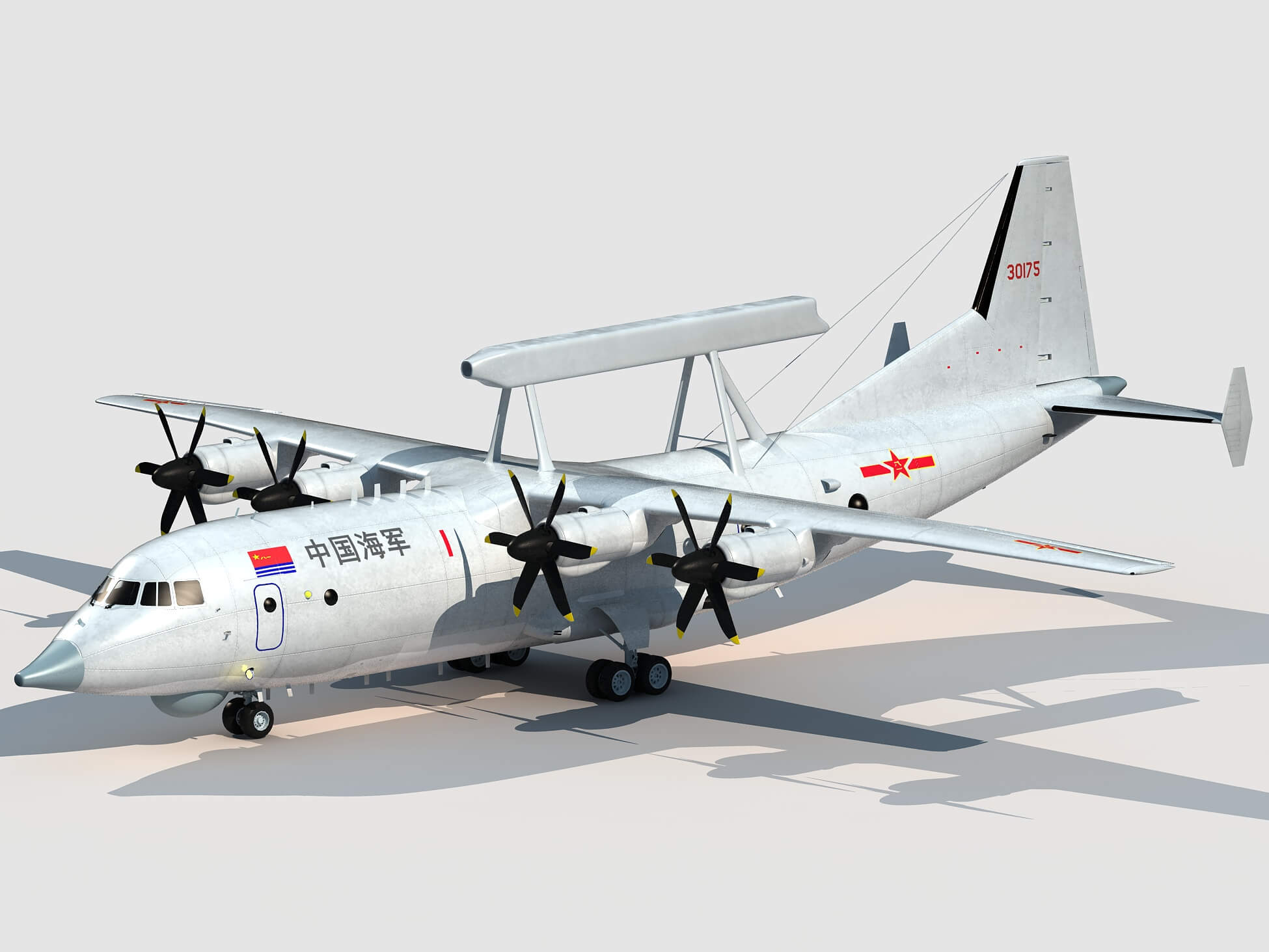 Shaanxi KJ-200 Moth 3D Model by Mermodels