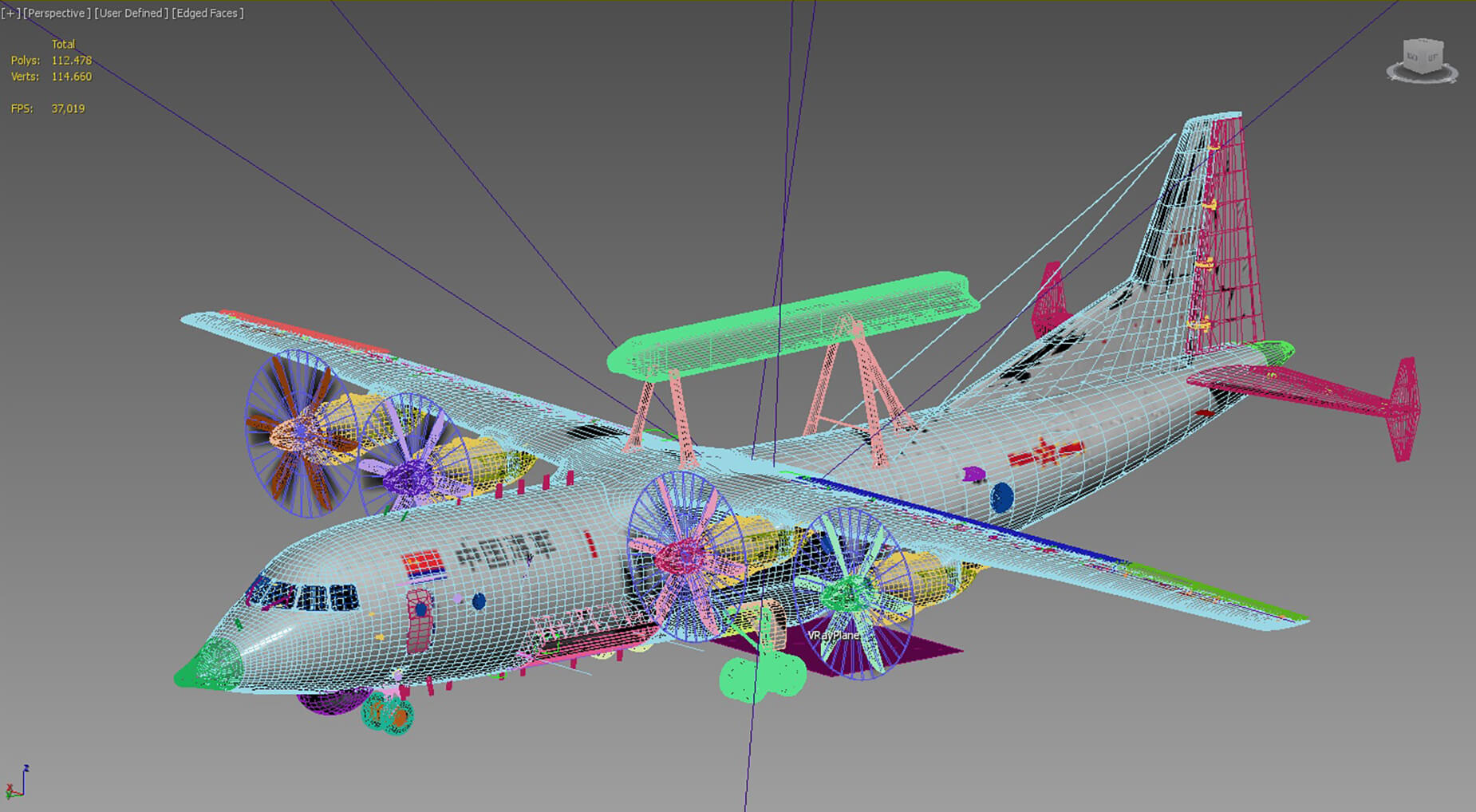 Shaanxi KJ-200 Moth 3D Model by Mermodels