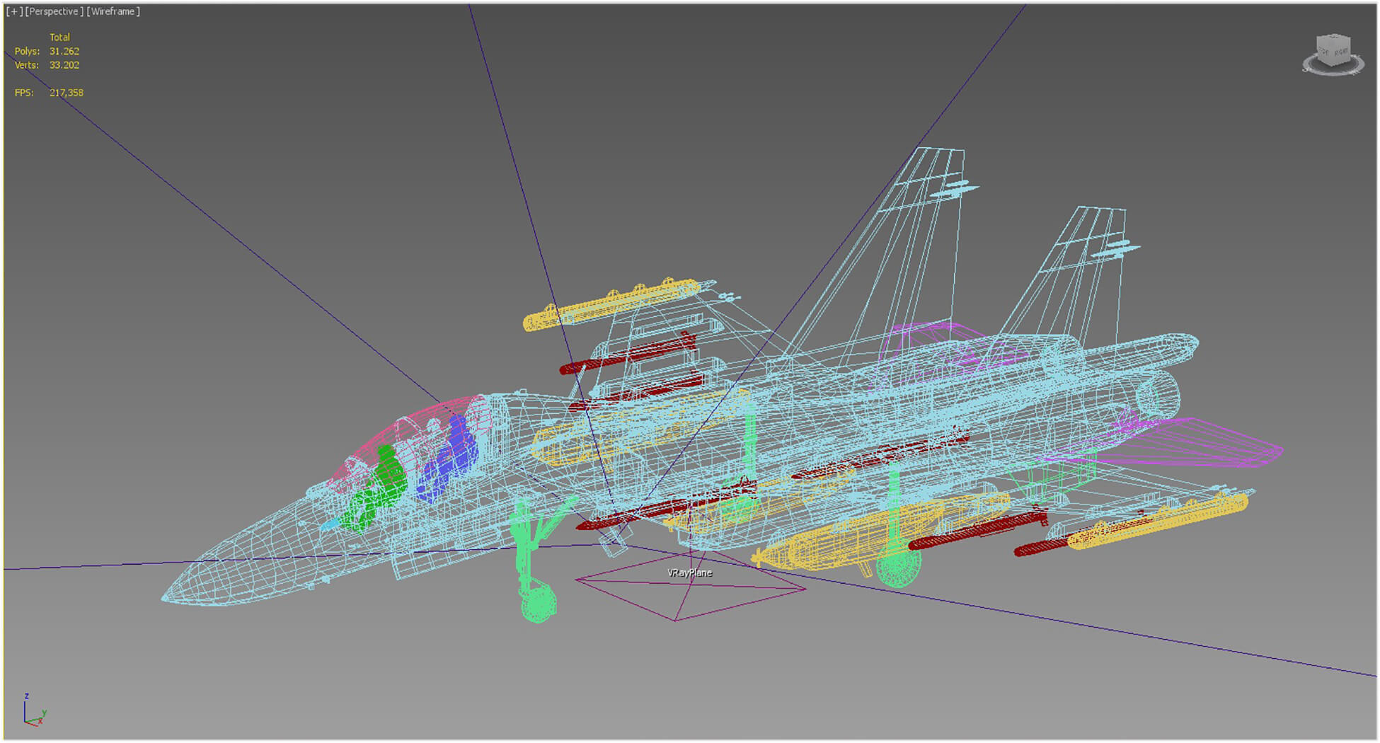 Shenyang J-16 D Ew 3D Model by Mermodels