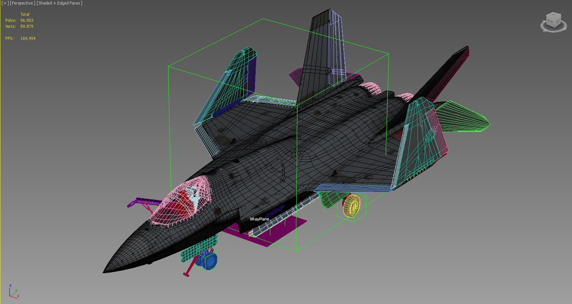 Shenyang J-35 Stealth Fighter 3D Model by Mermodels