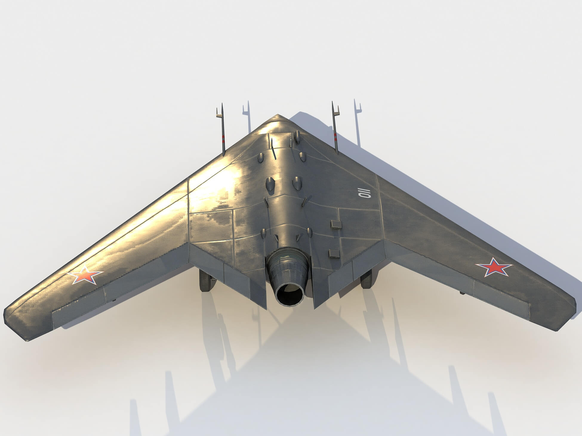 Sukhoi S-70 Okhotnik 3D Model by Mermodels