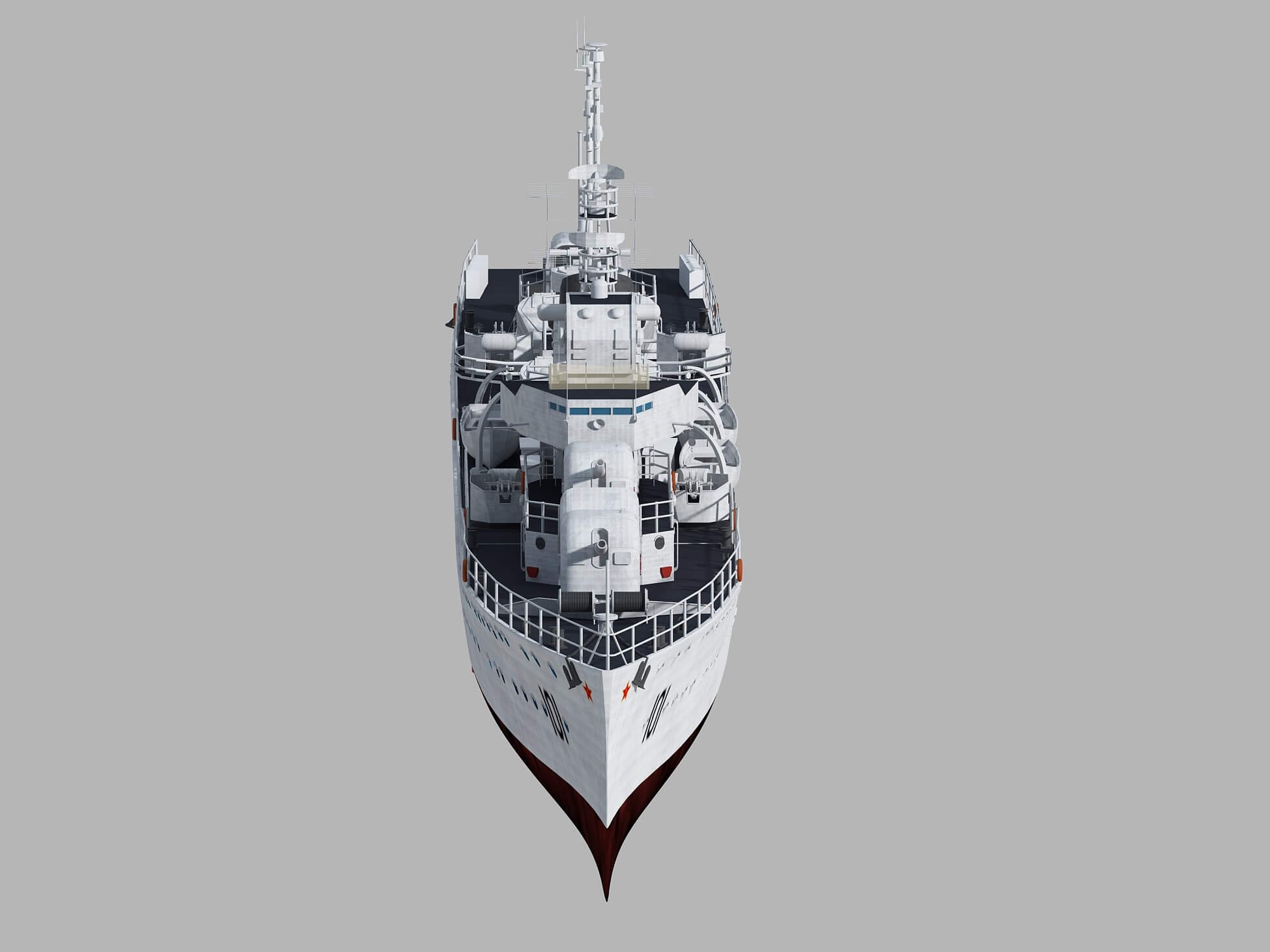 The Anshan Class Destroyer - 3D Model by Mermodels