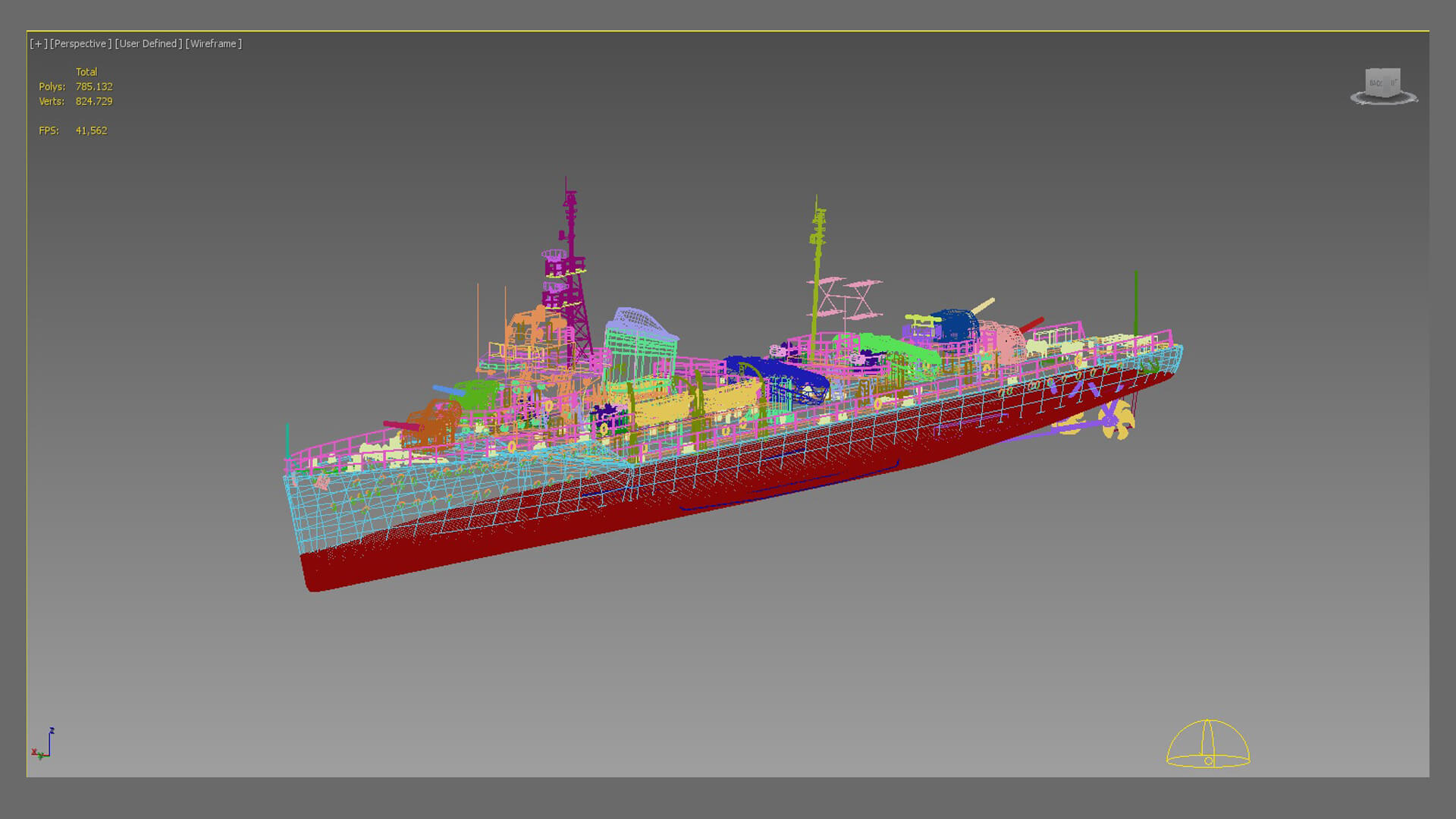 The Anshan Class Destroyer - 3D Model by Mermodels