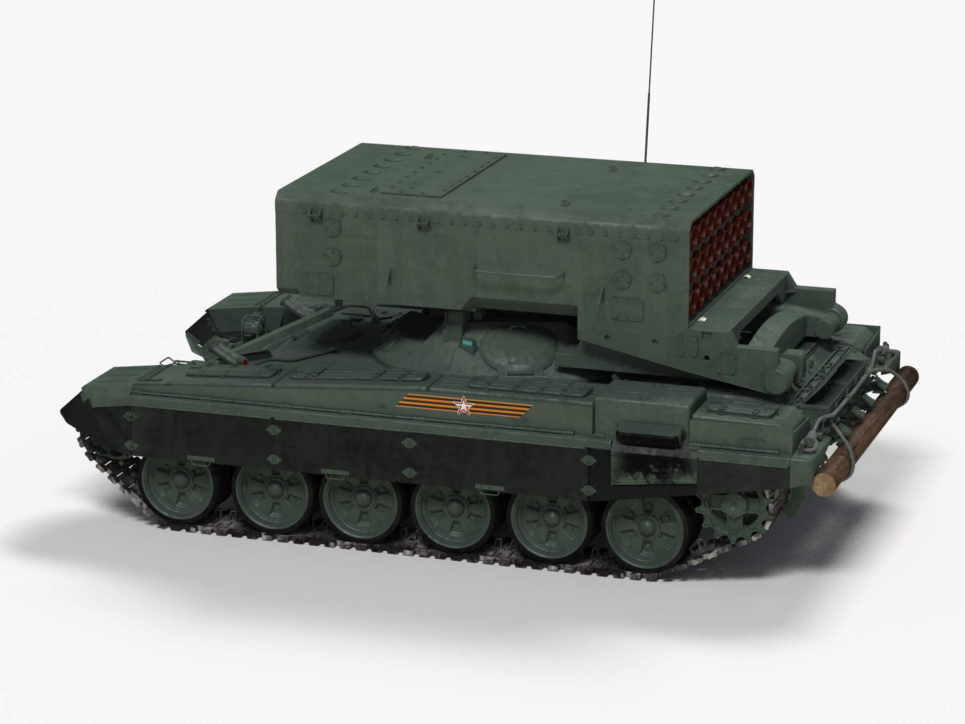 TOS-1 Buratino 3D Model by Mermodels