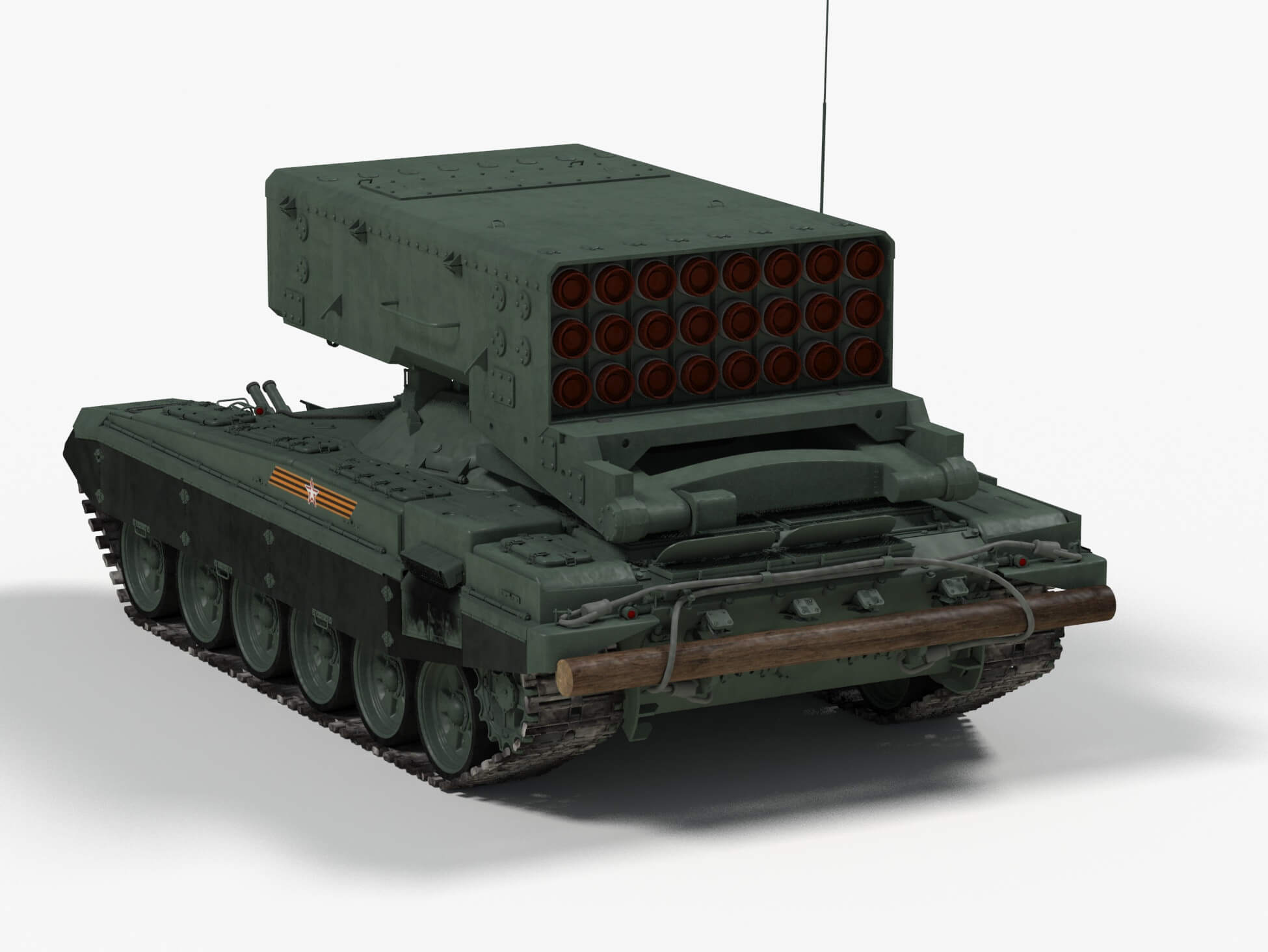 TOS-1 Buratino 3D Model by Mermodels