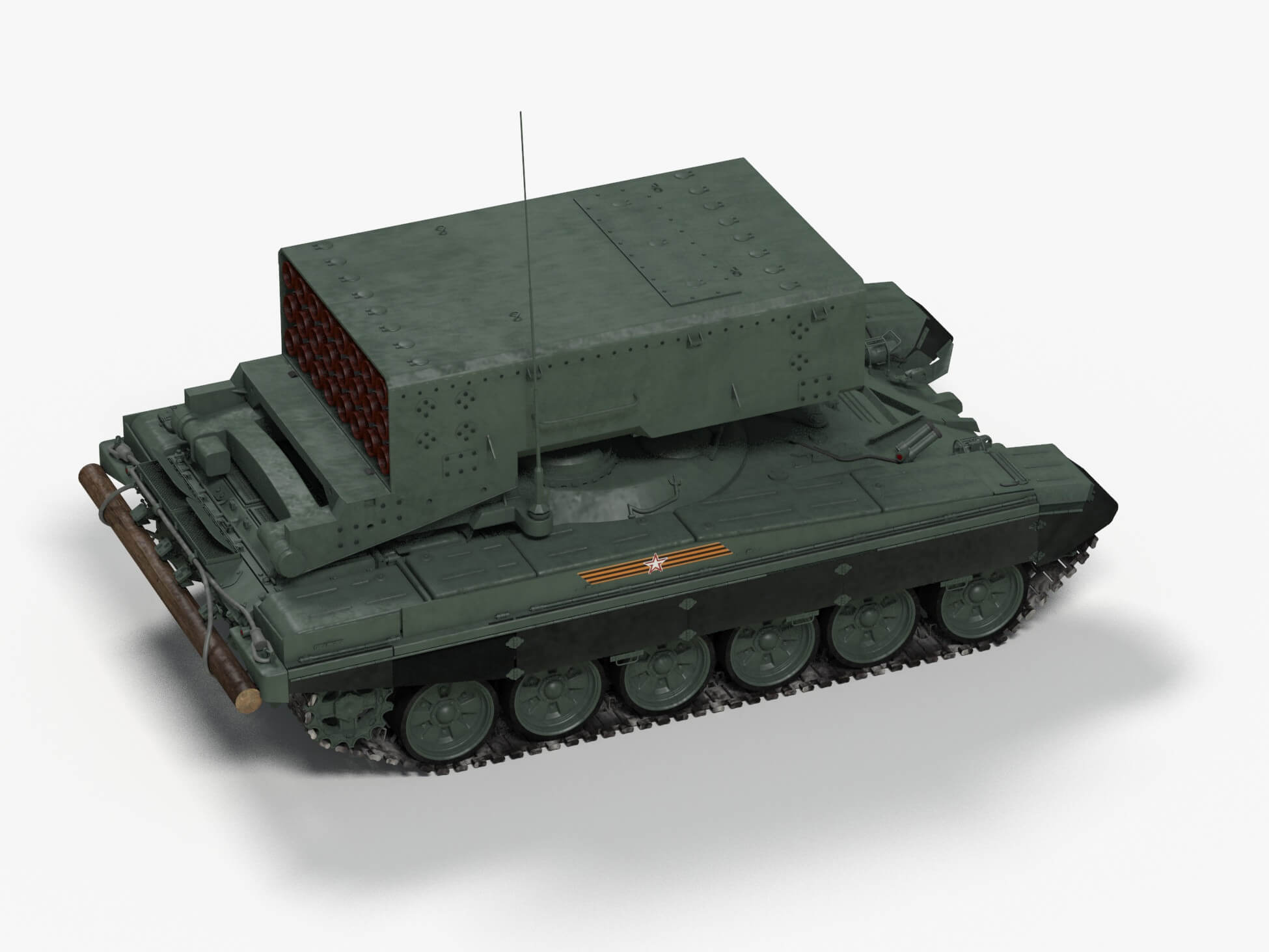 TOS-1 Buratino 3D Model by Mermodels