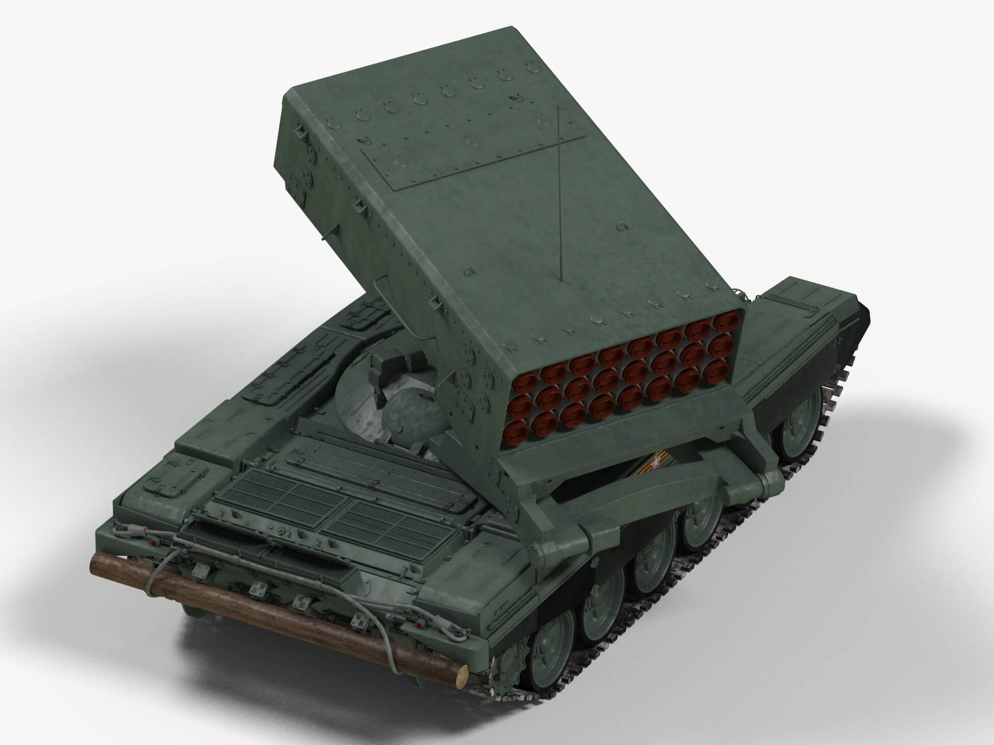 TOS-1 Buratino 3D Model by Mermodels