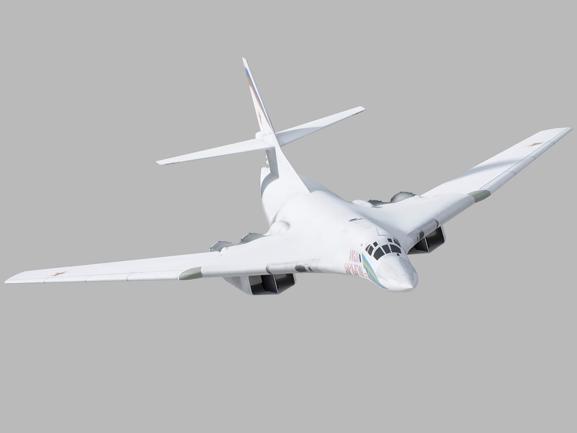 Tupolev TU-160 Swan/Blackjack 3D Model by Mermodels