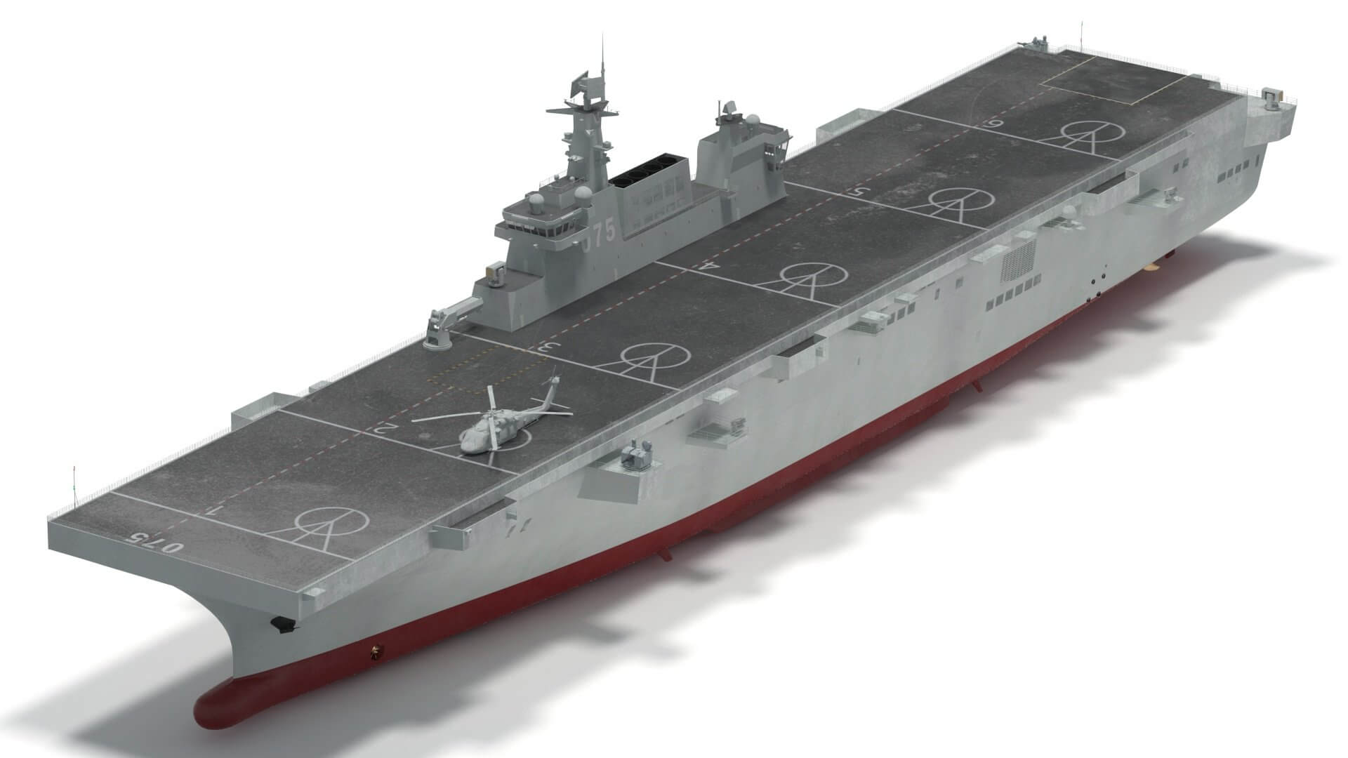 Type 075 Yushen Class - 3D Model by Mermodels